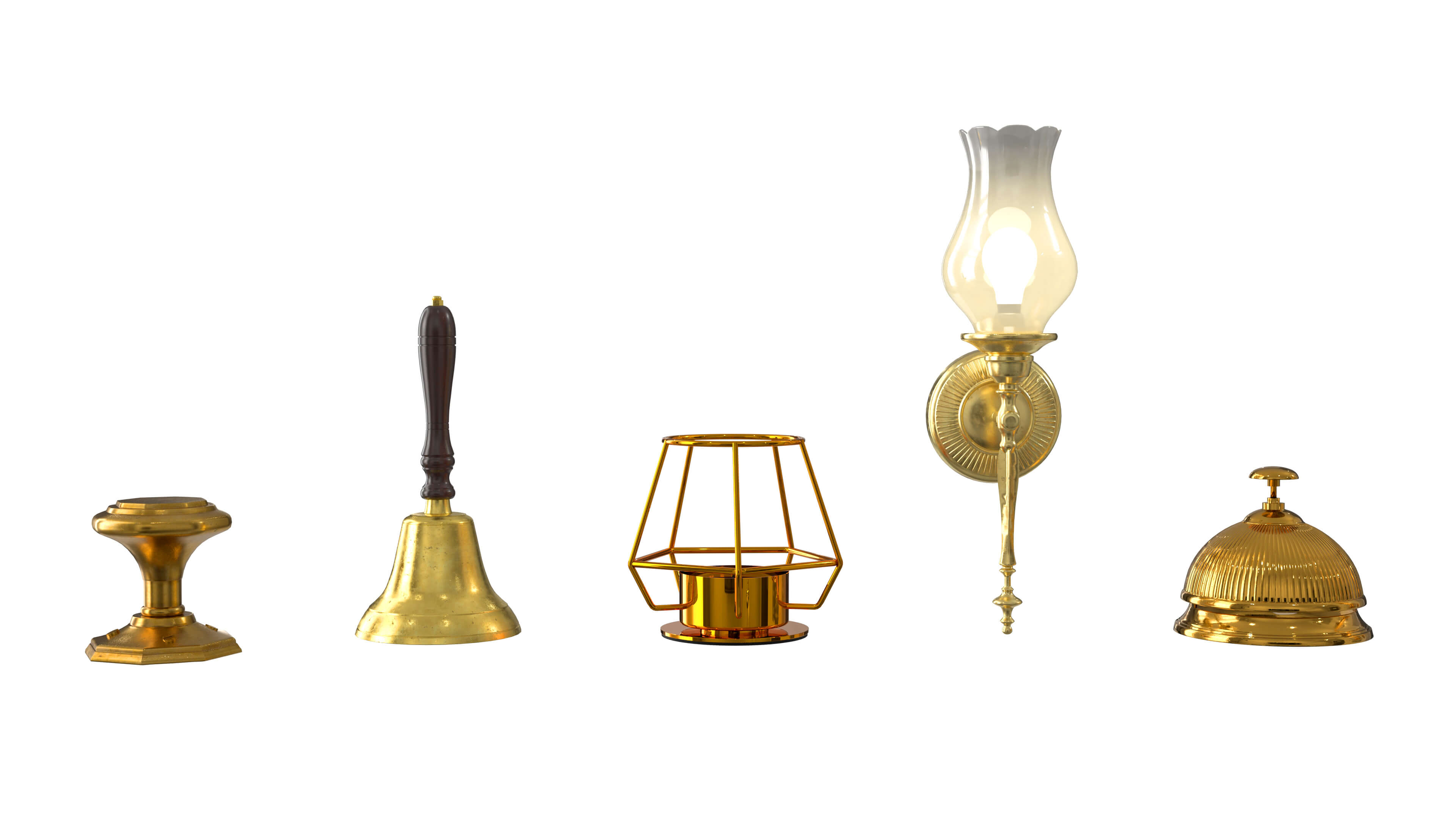 Brass 3D Model Collection by CGHawk
