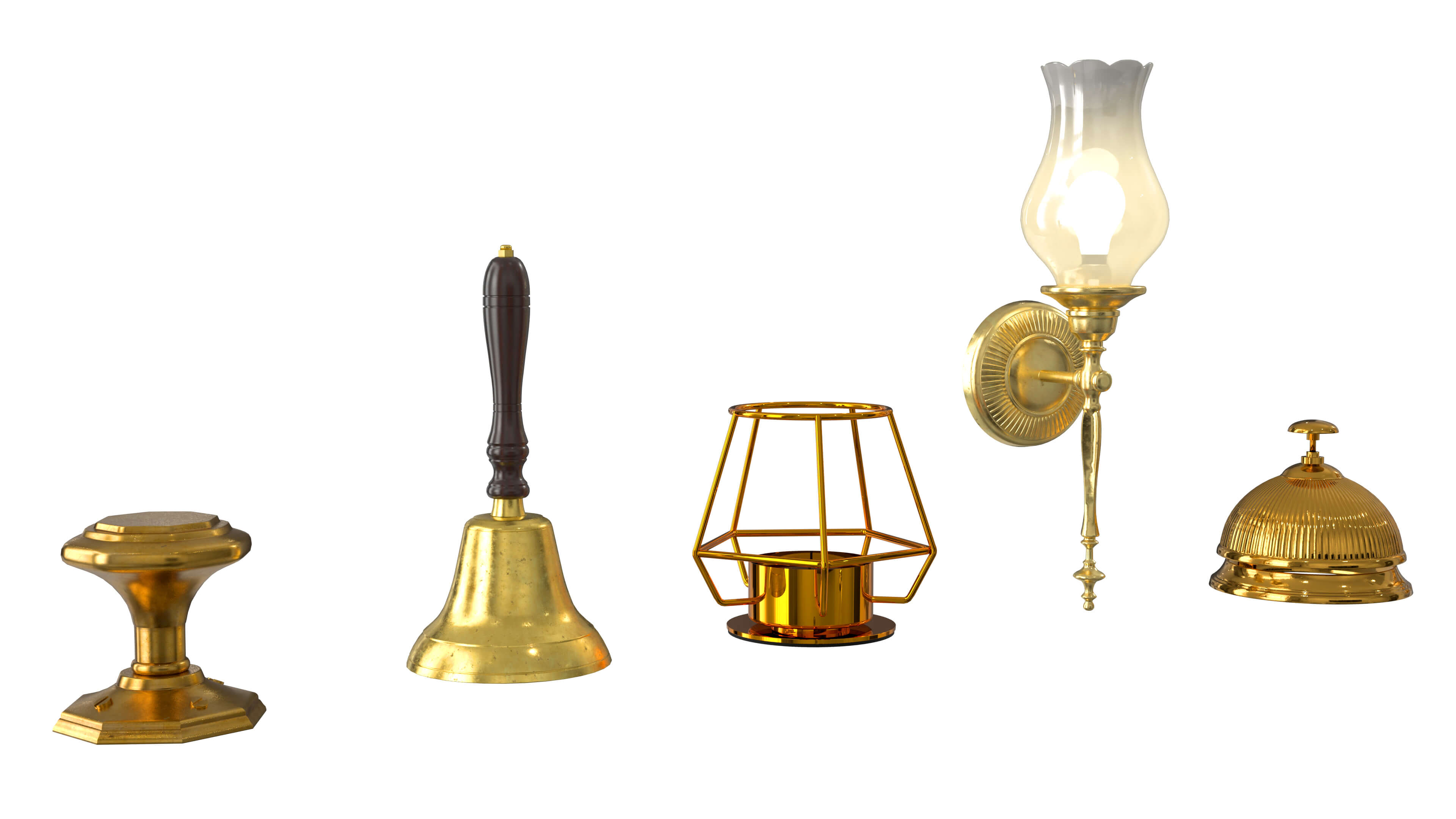 Brass 3D Model Collection by CGHawk