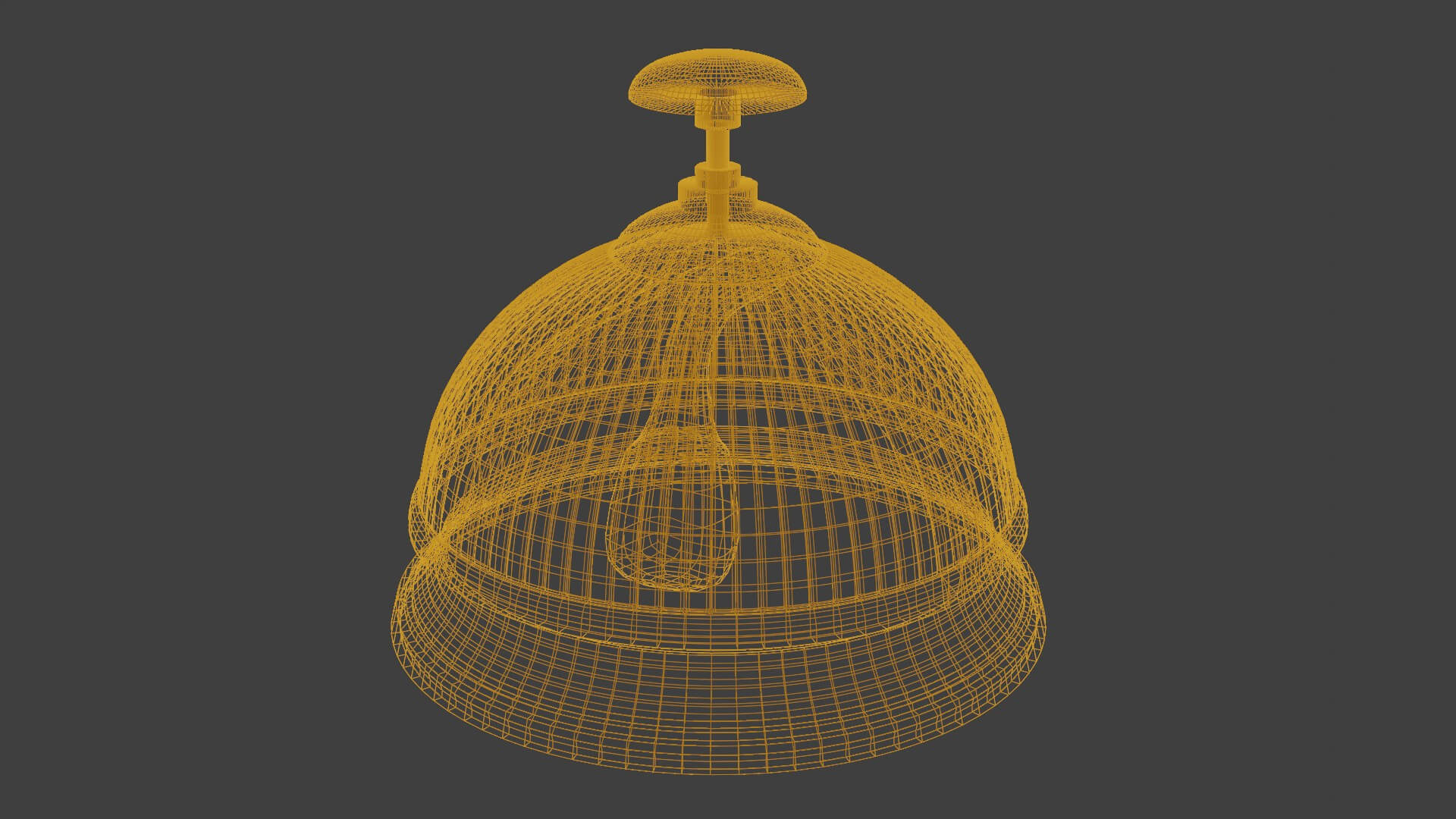Brass Desk Bell - 3D Model by CGHawk