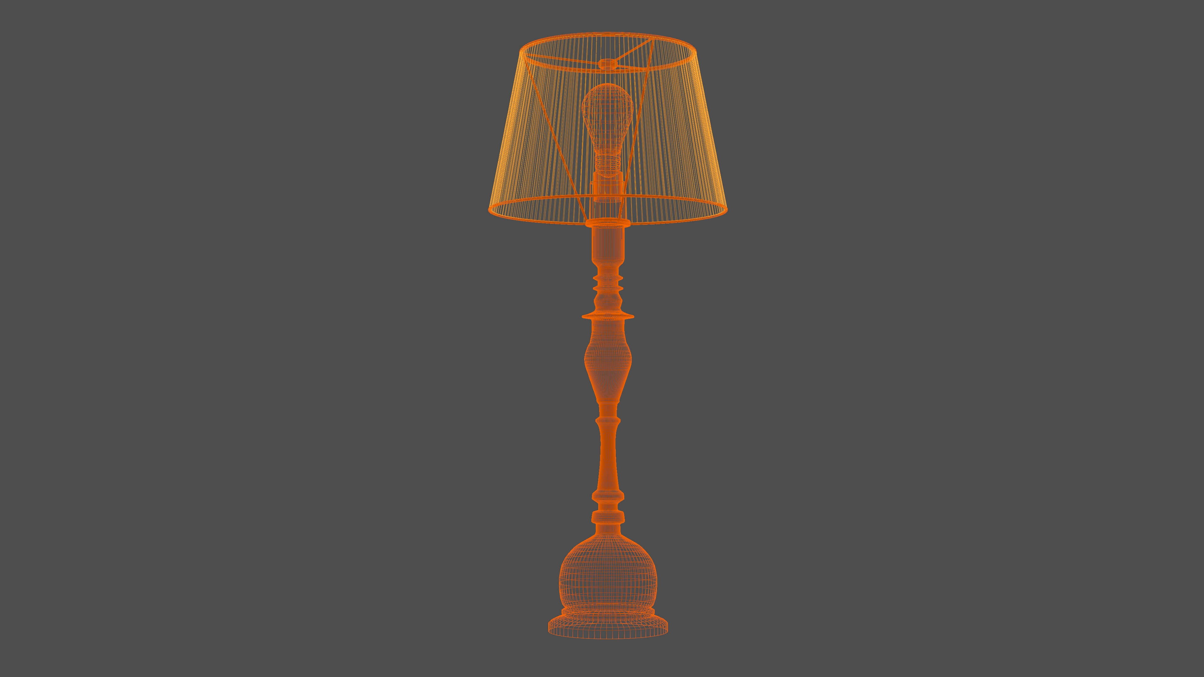 Brass Standing Lamp - 3D Model by CGHawk