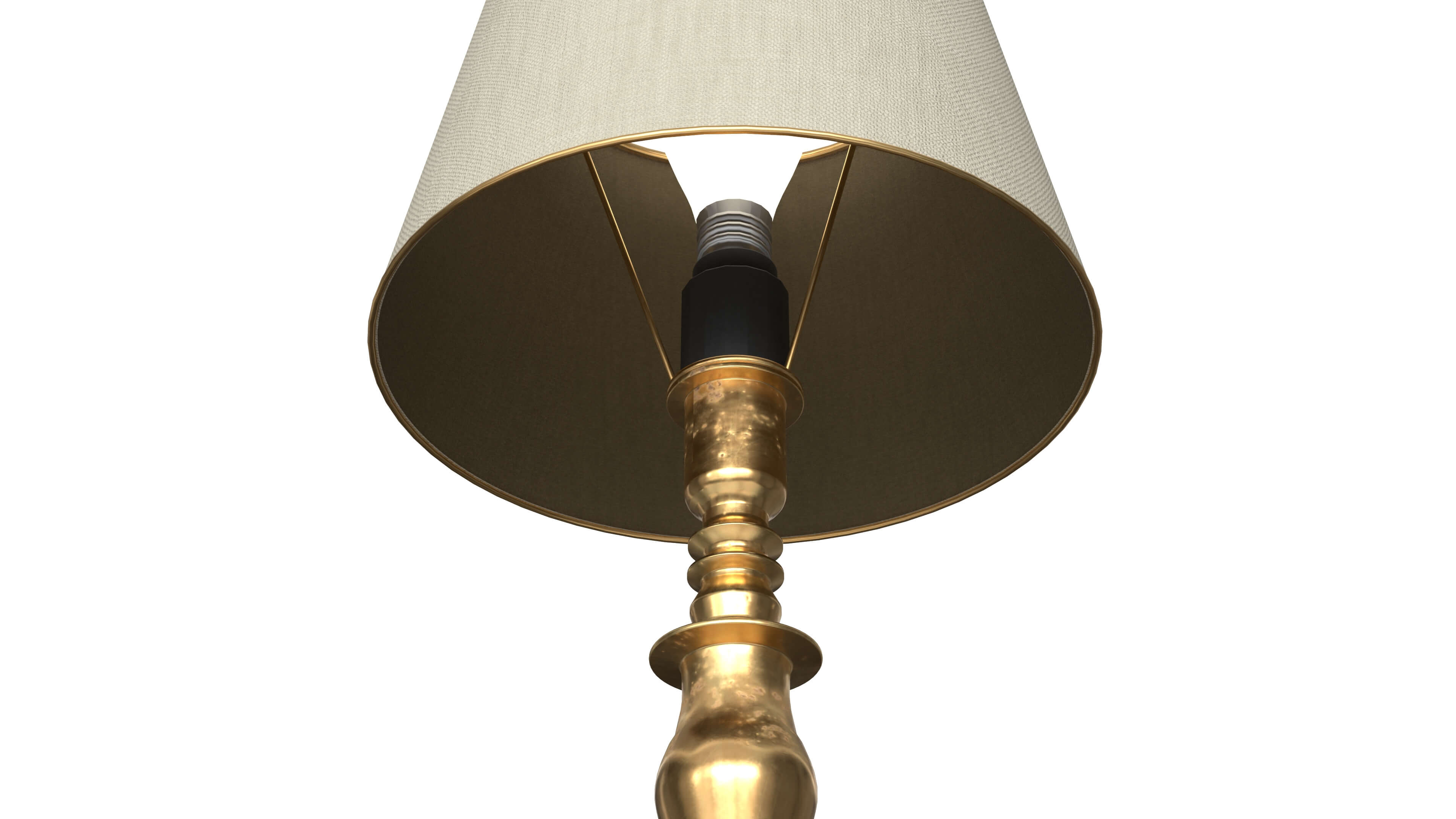 Brass Standing Lamp - 3D Model by CGHawk