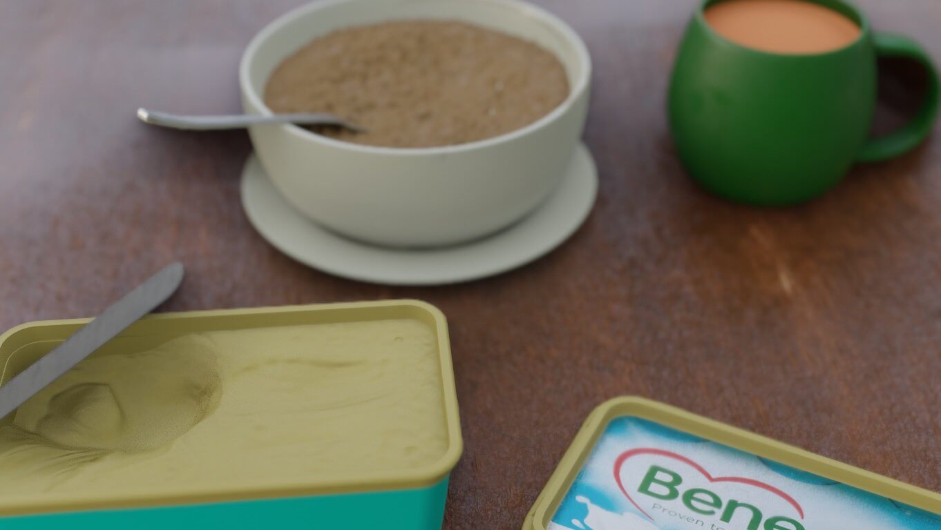 Breakfast Table - 3D Model by CGHawk