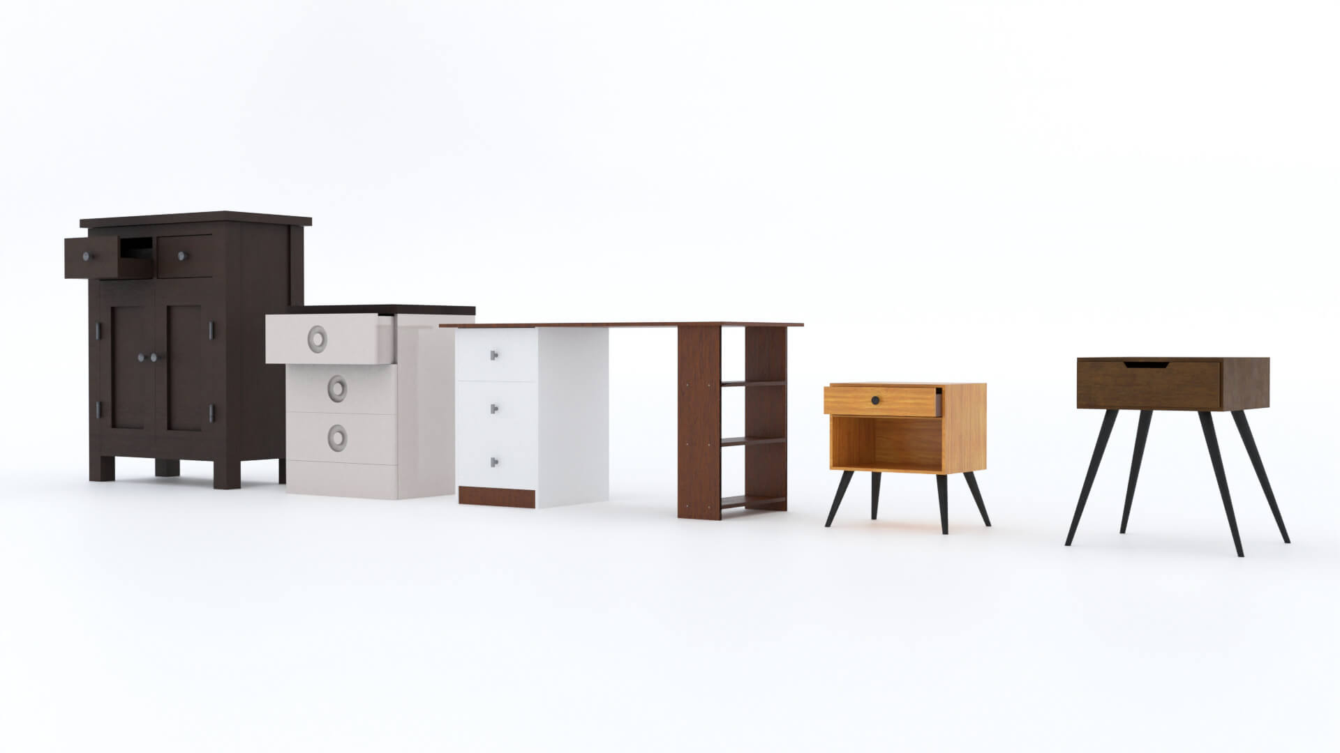 Cabinet 3D Model Collection by CGHawk