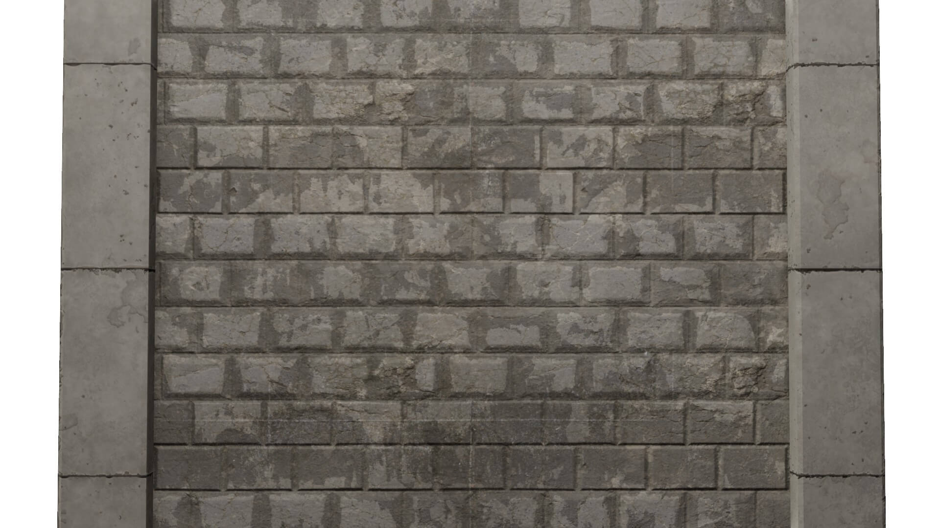 Concrete Wall - 3D Model by CGHawk