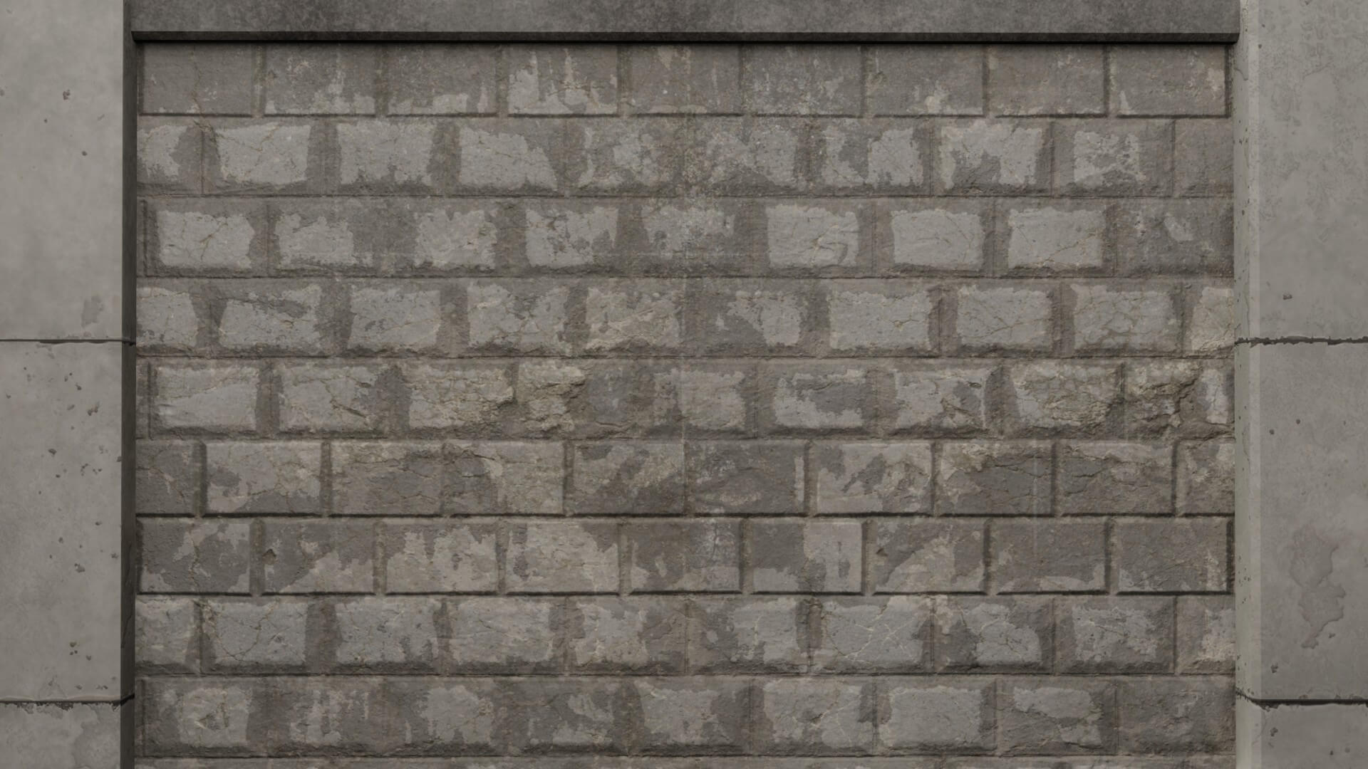 Concrete Wall - 3D Model by CGHawk