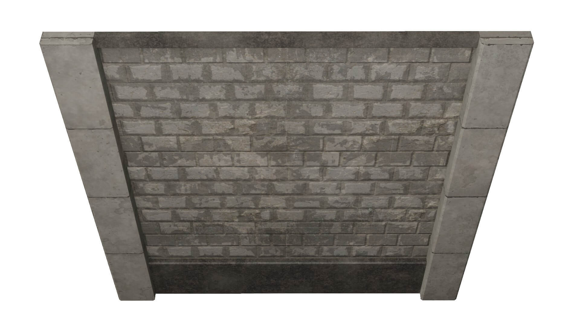 Concrete Wall - 3D Model by CGHawk