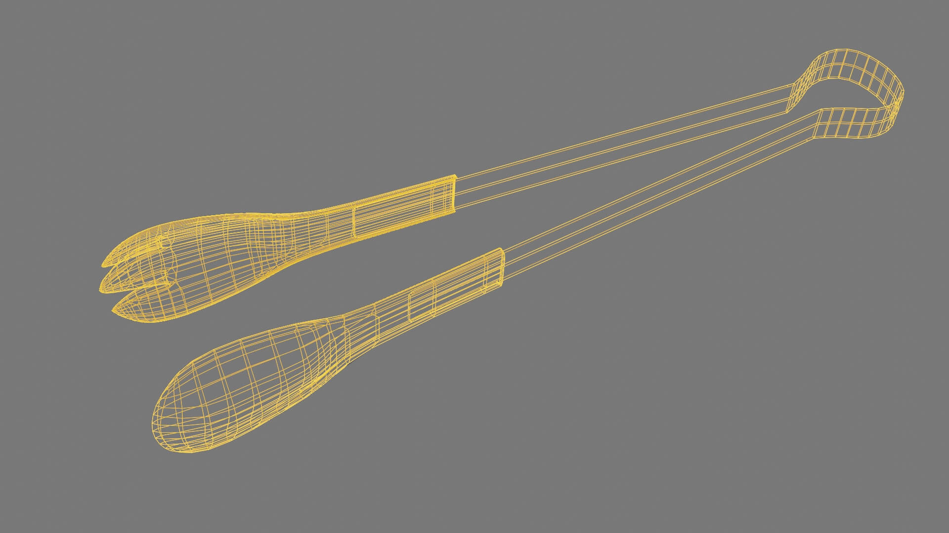 Cooking Tongs - 3D Model by CGHawk