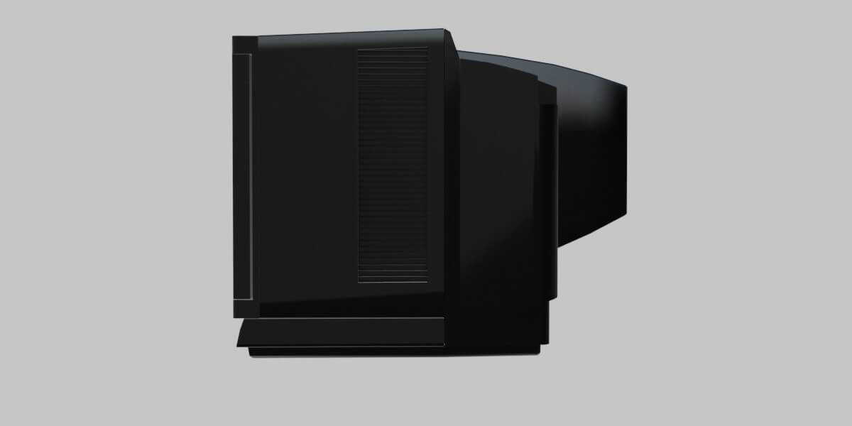 CRT Television - 3D Model by CGHawk
