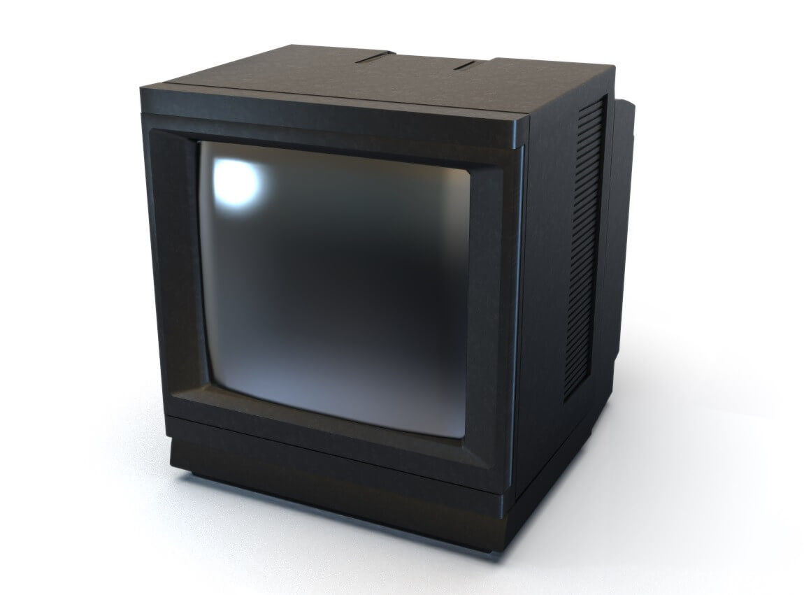 CRT Television - 3D Model by CGHawk