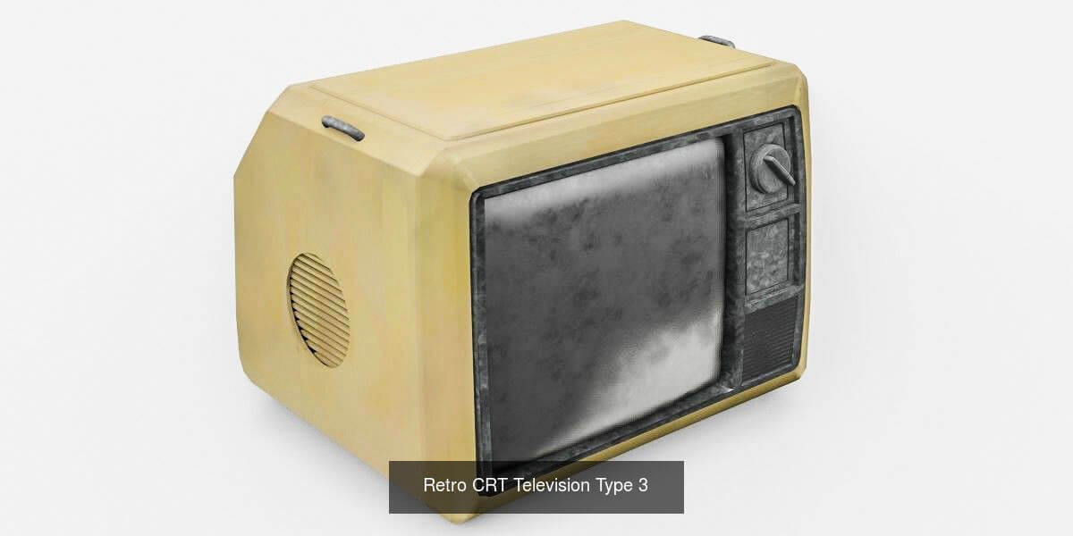 CRT TV Collection - 3D Model by CGHawk