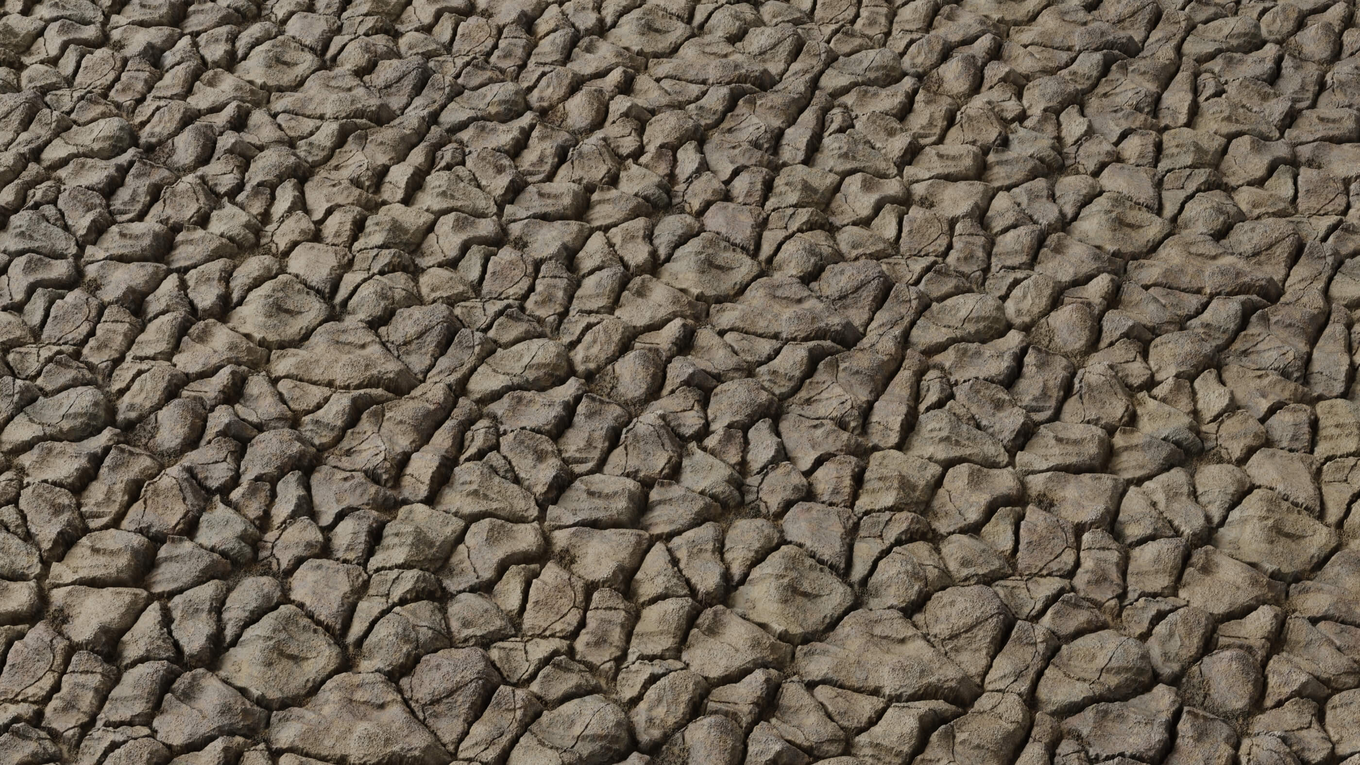 Dry Mud PBR Texture - 3D Material or Shader by CGHawk