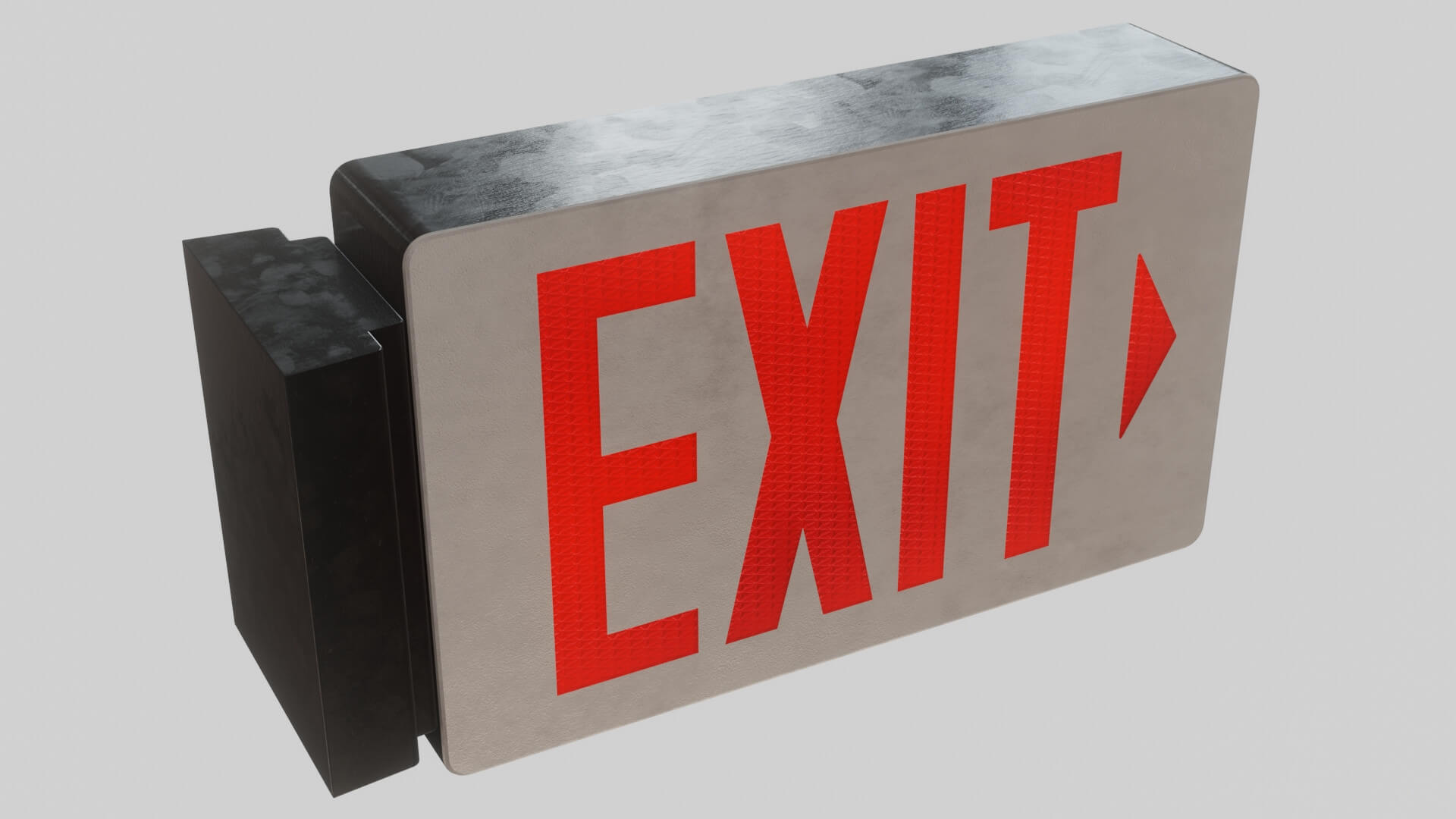 Emergency Exit Sign - 3D Model by CGHawk