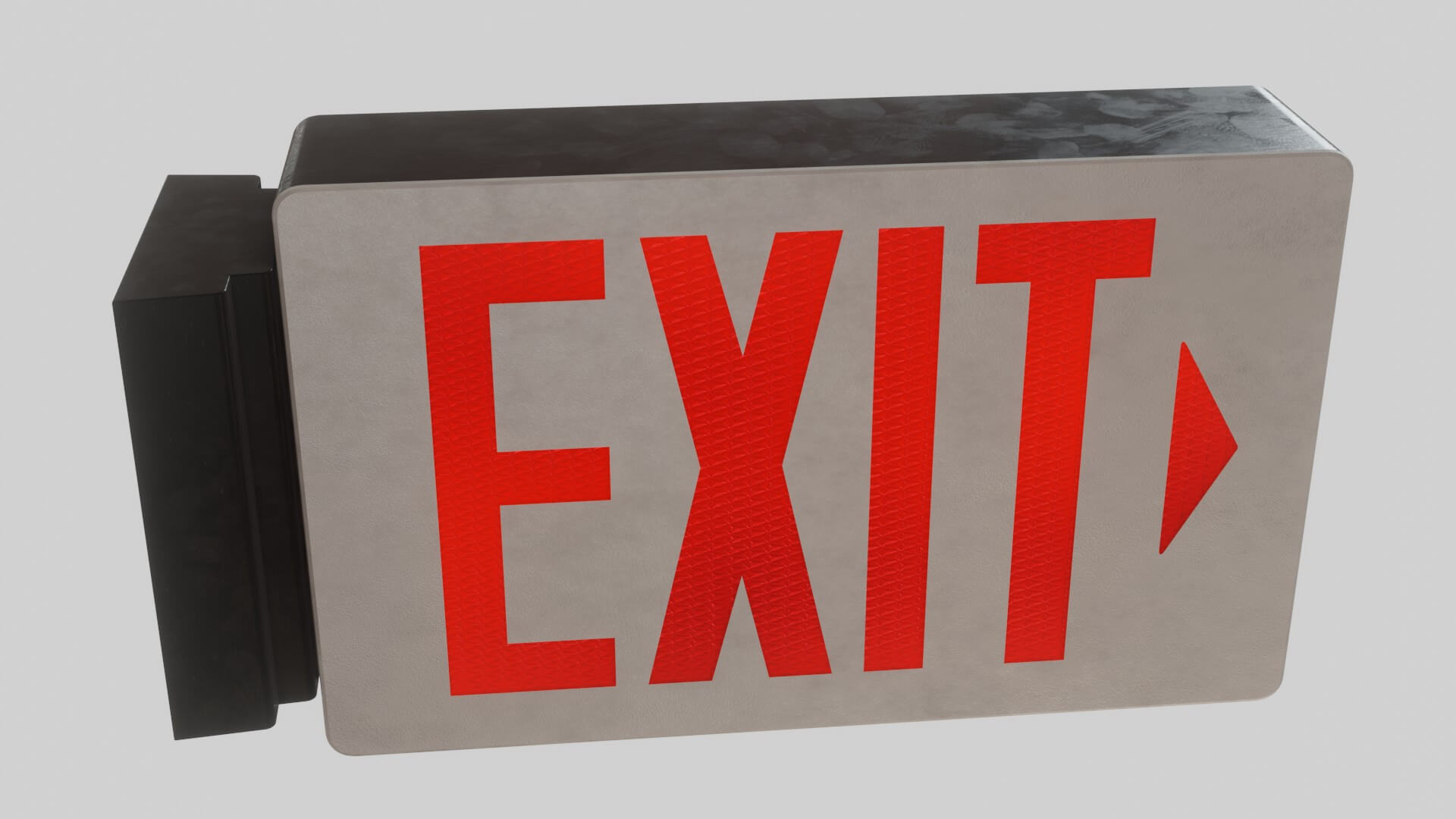 Emergency Exit Sign - 3D Model by CGHawk