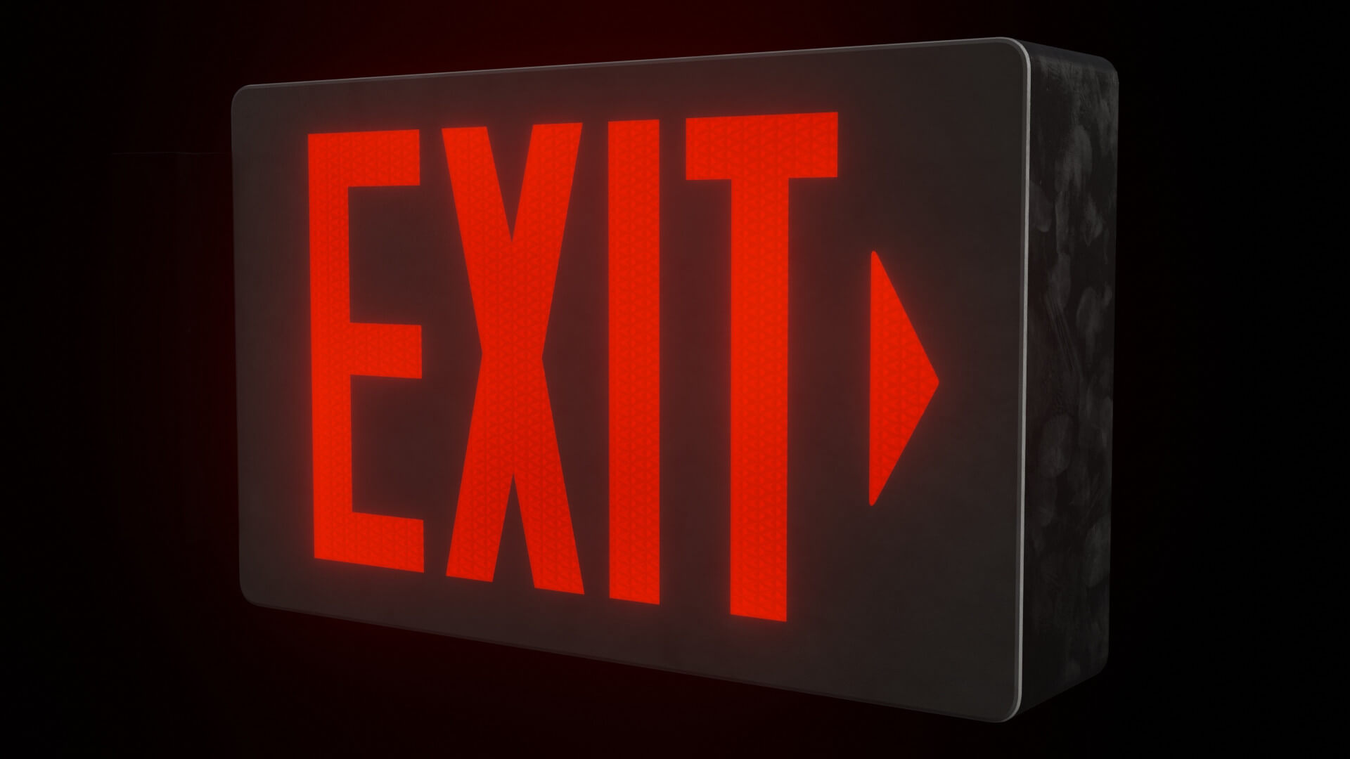 Emergency Exit Sign - 3D Model by CGHawk