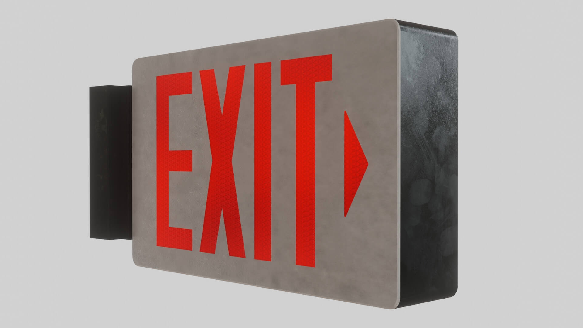 Emergency Exit Sign - 3D Model by CGHawk
