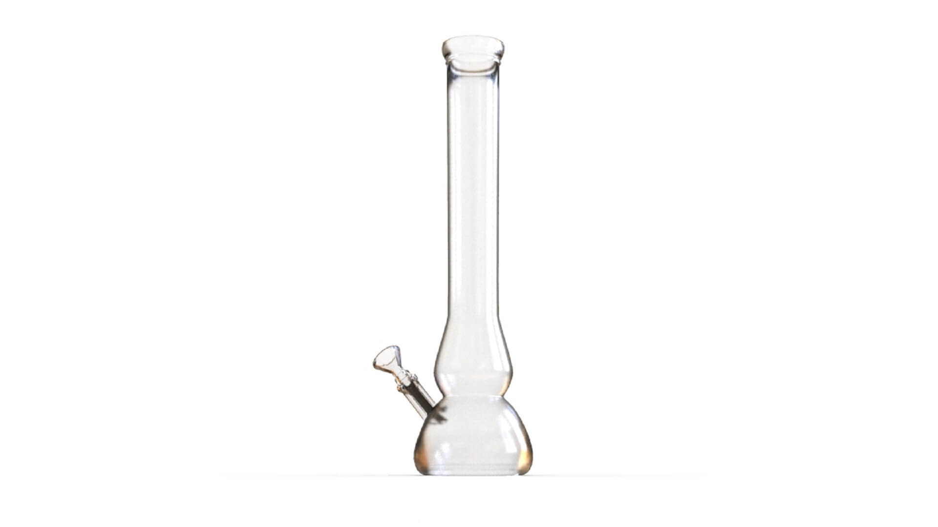 Tall Glass Bong - 3D Model by CGHawk