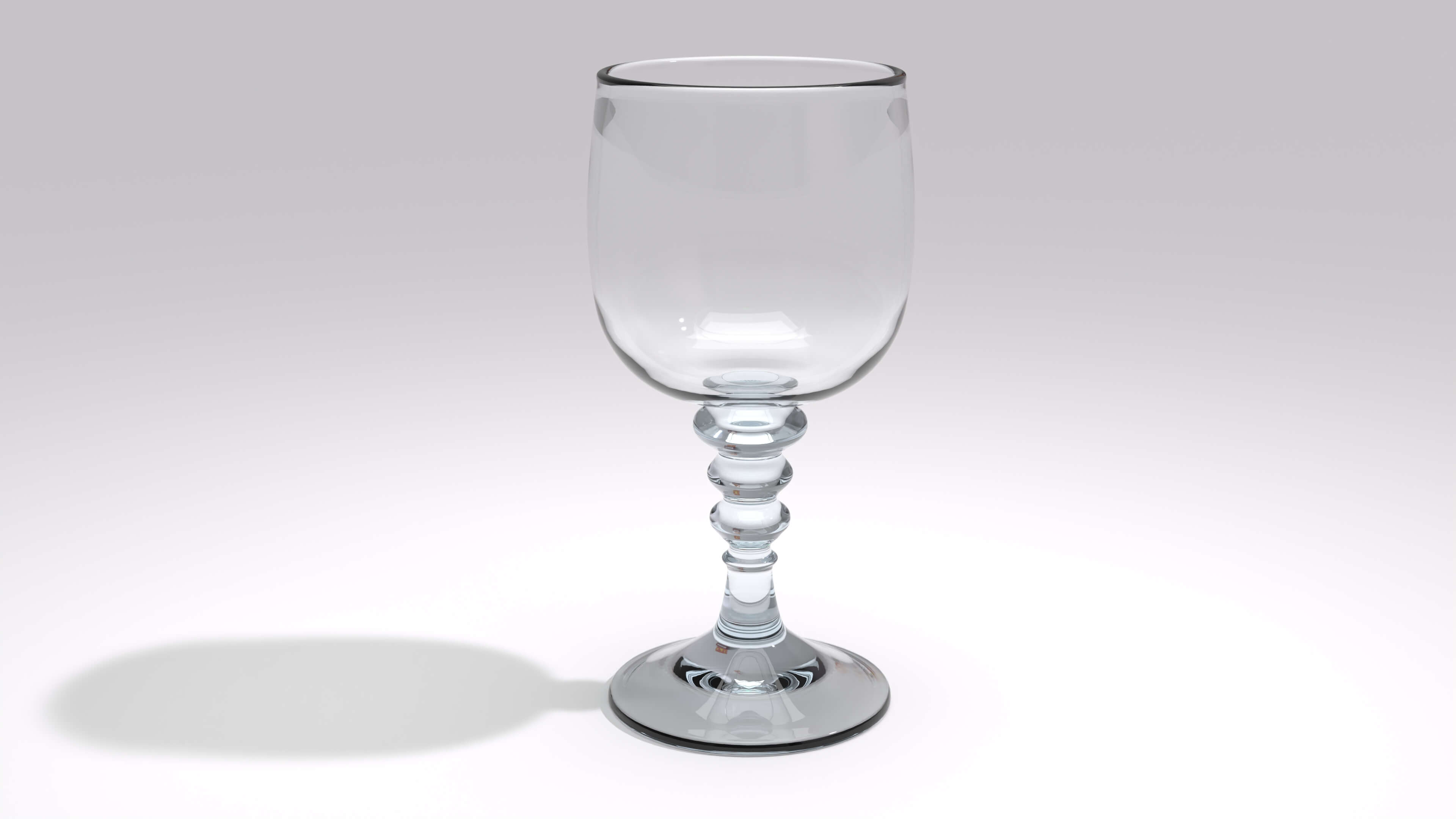 Glass Wine Goblet - 3D Model by CGHawk