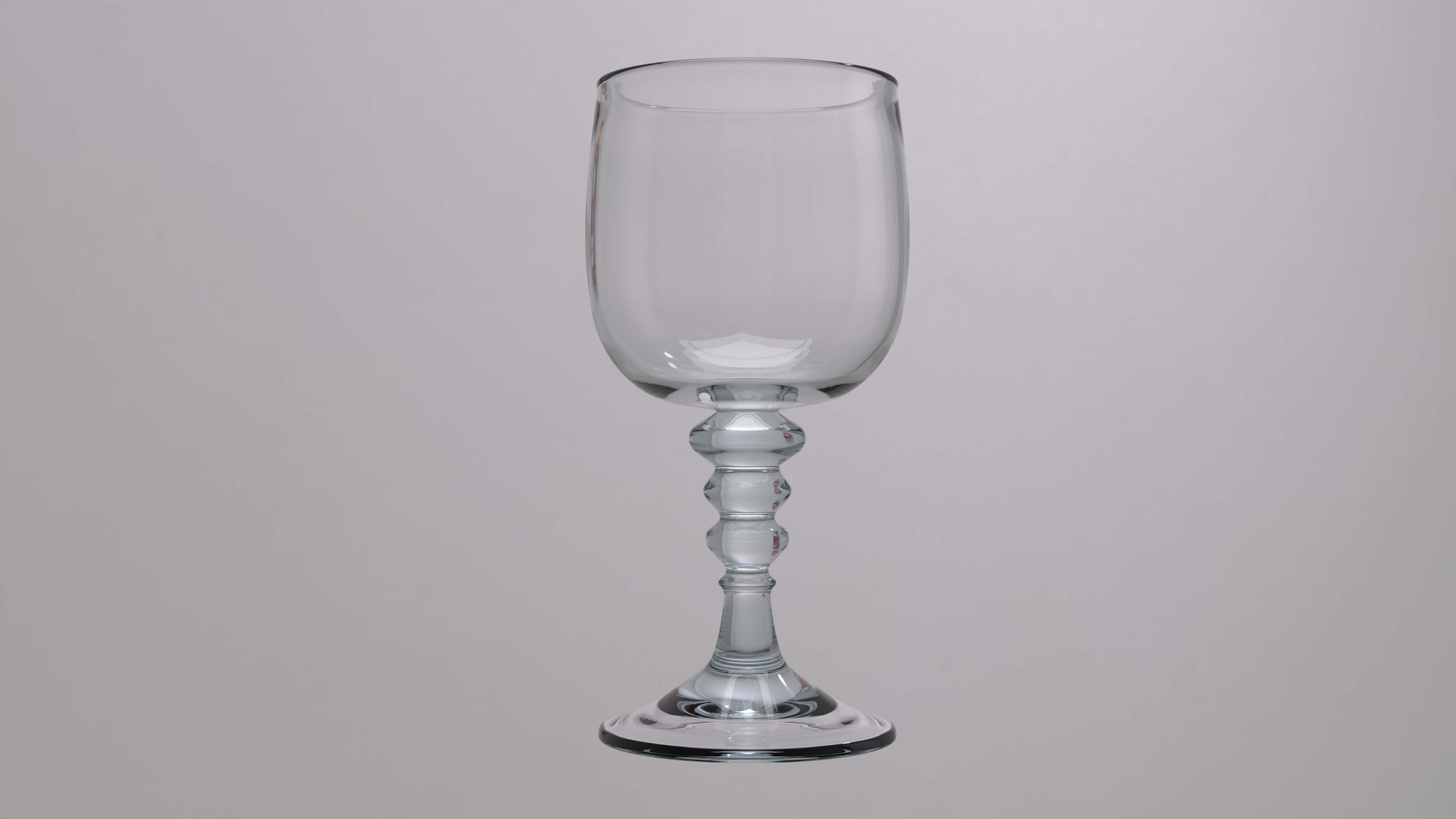 Glass Wine Goblet - 3D Model by CGHawk