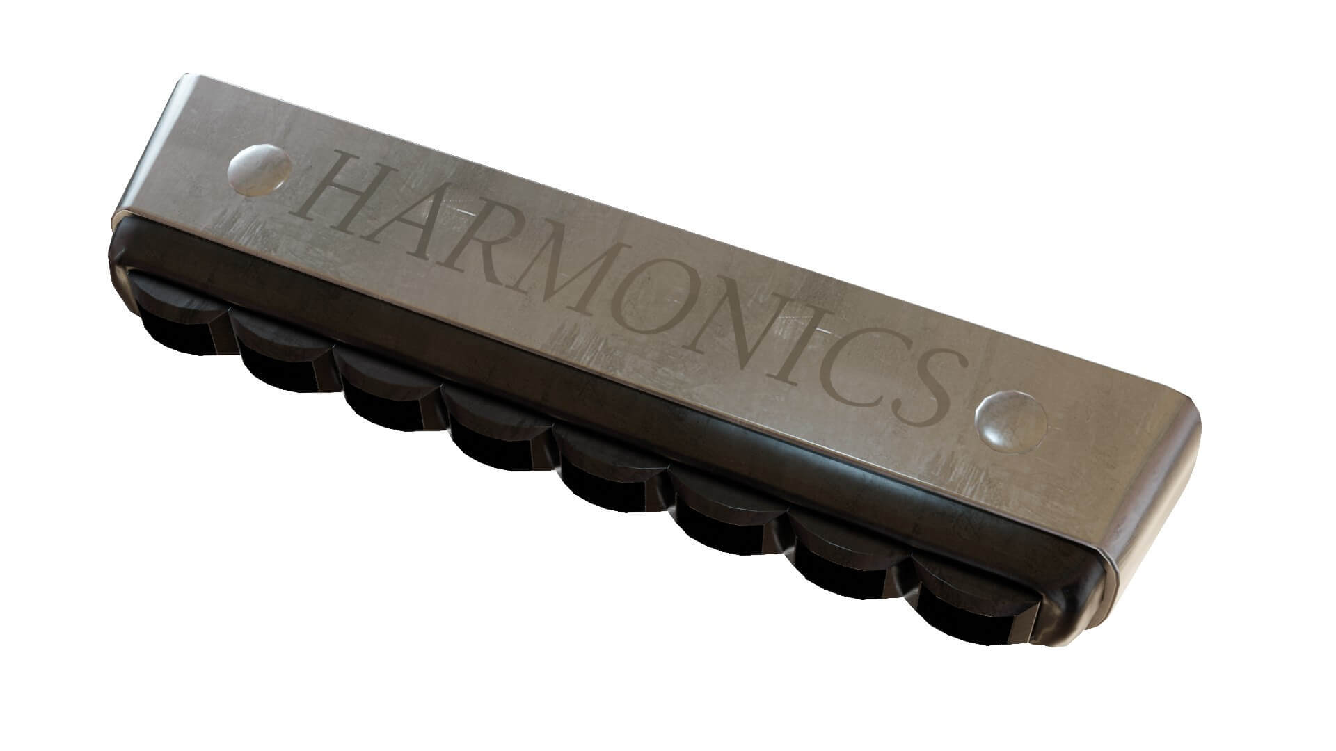 Musical Harmonica - 3D Model by CGHawk