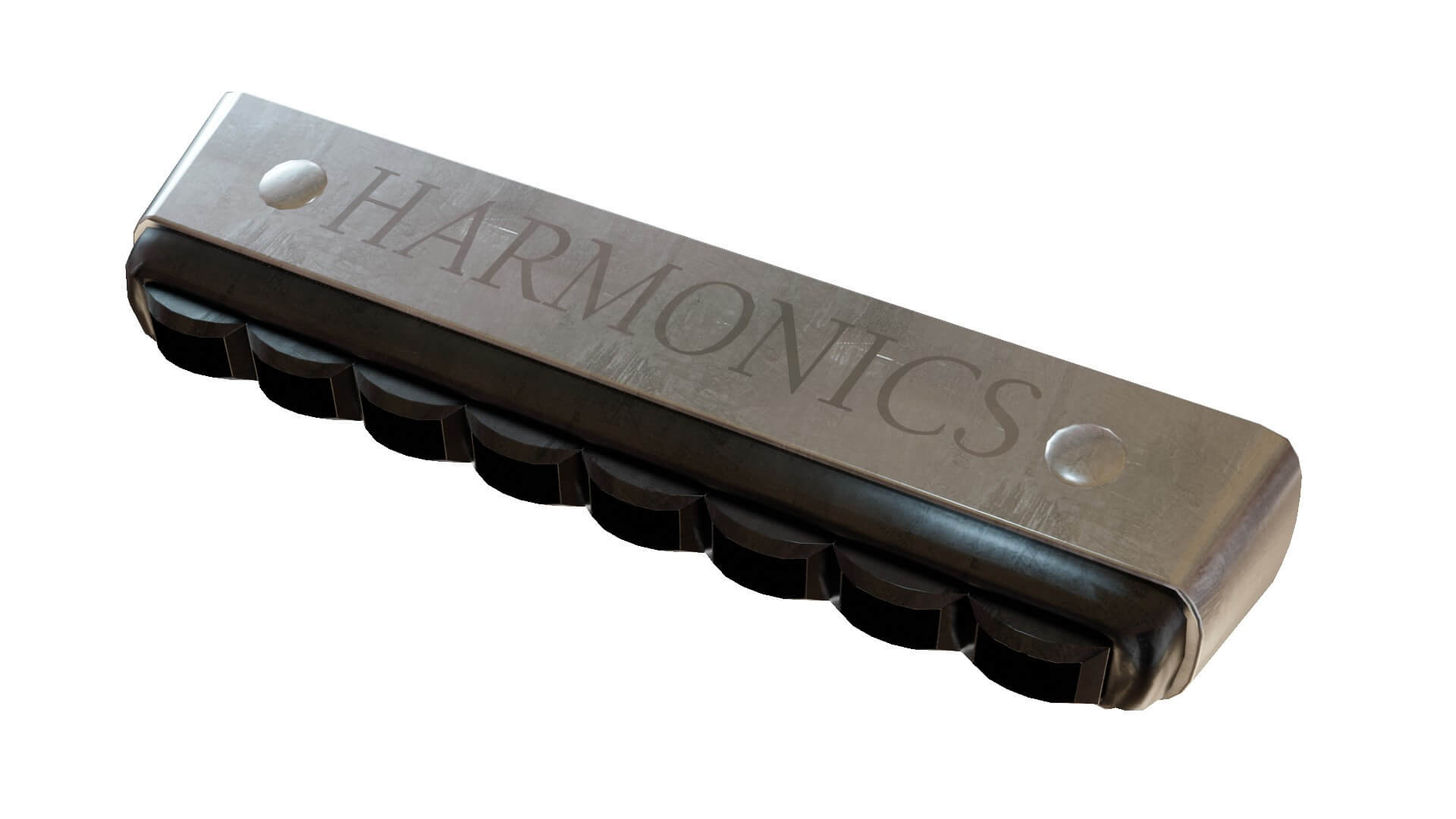 Musical Harmonica - 3D Model by CGHawk