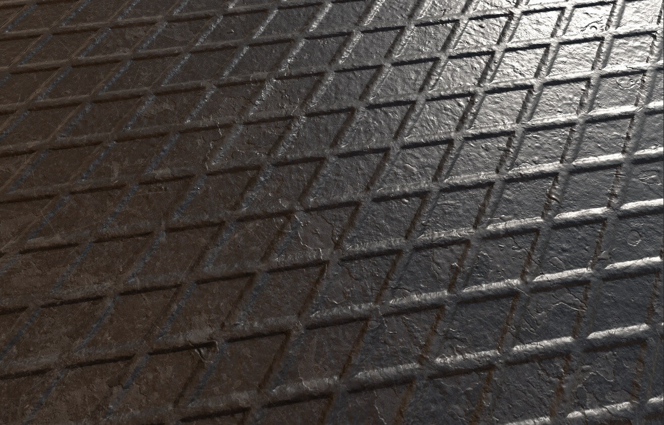 Hatched Steel PBR Texture - 3D Texture by CGHawk