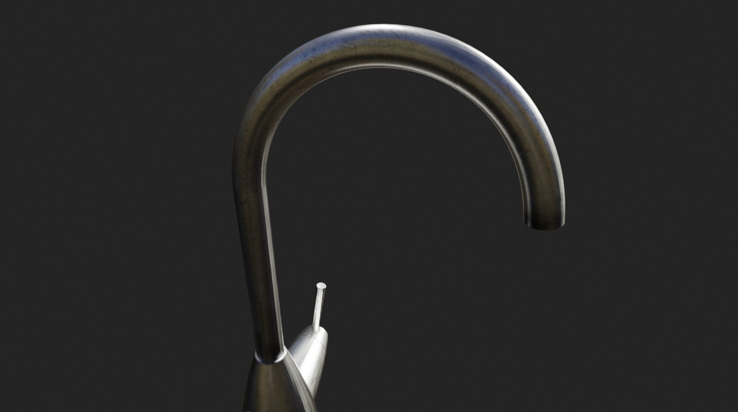 Kitchen Faucet - 3D Model by CGHawk