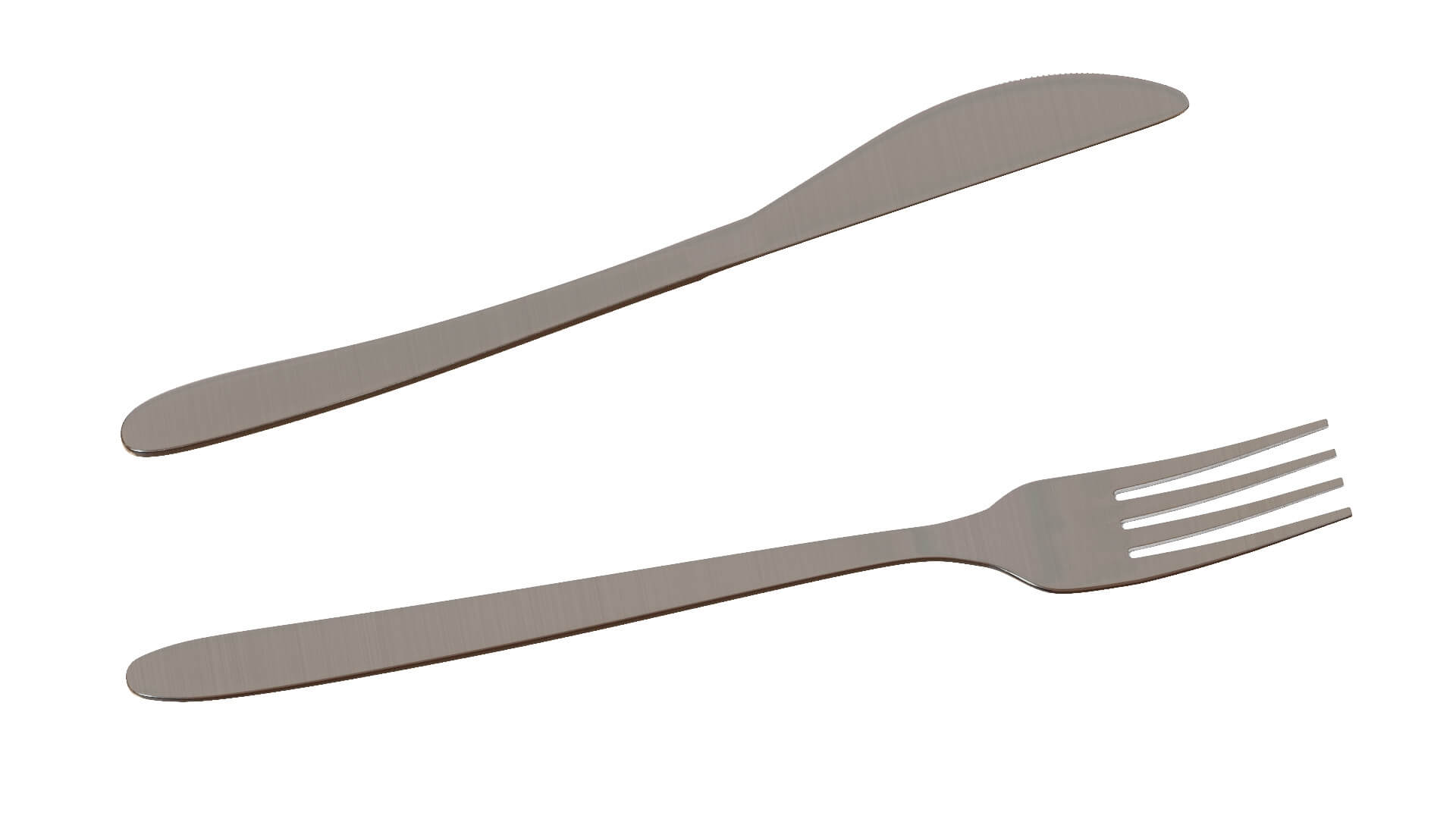 Knife & Fork - 3D Model by CGHawk