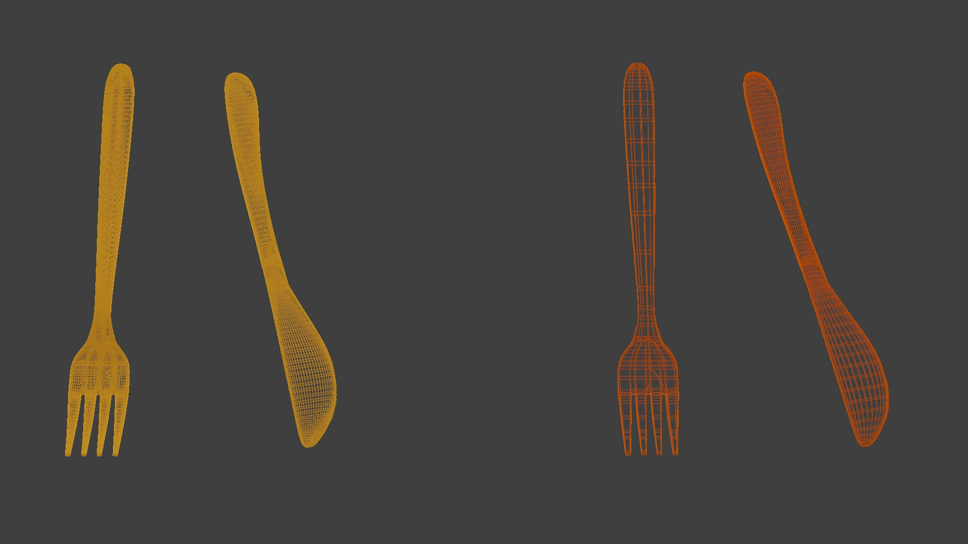 Knife & Fork - 3D Model by CGHawk