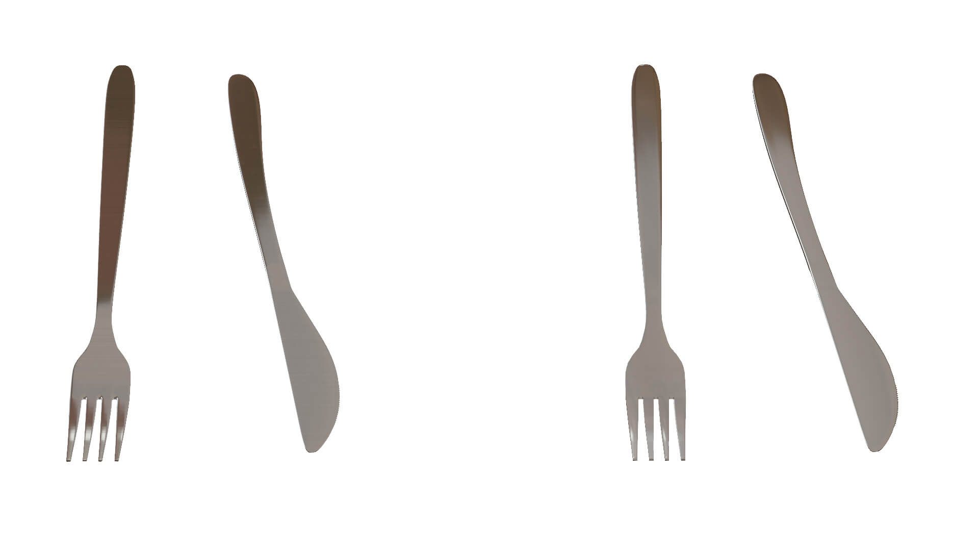 Knife & Fork - 3D Model by CGHawk