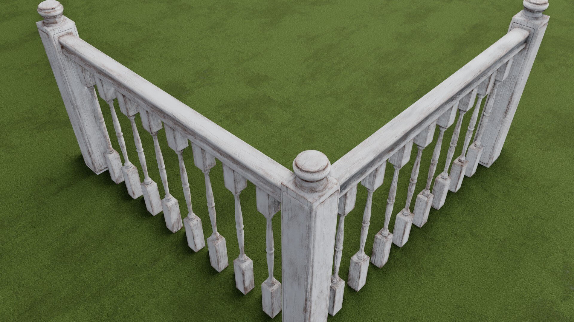 Matte Painted Handrail - 3D Model by CGHawk