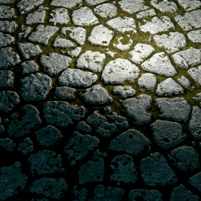 Mossy Cobbles PBR Texture - 3D Material or Shader by CGHawk