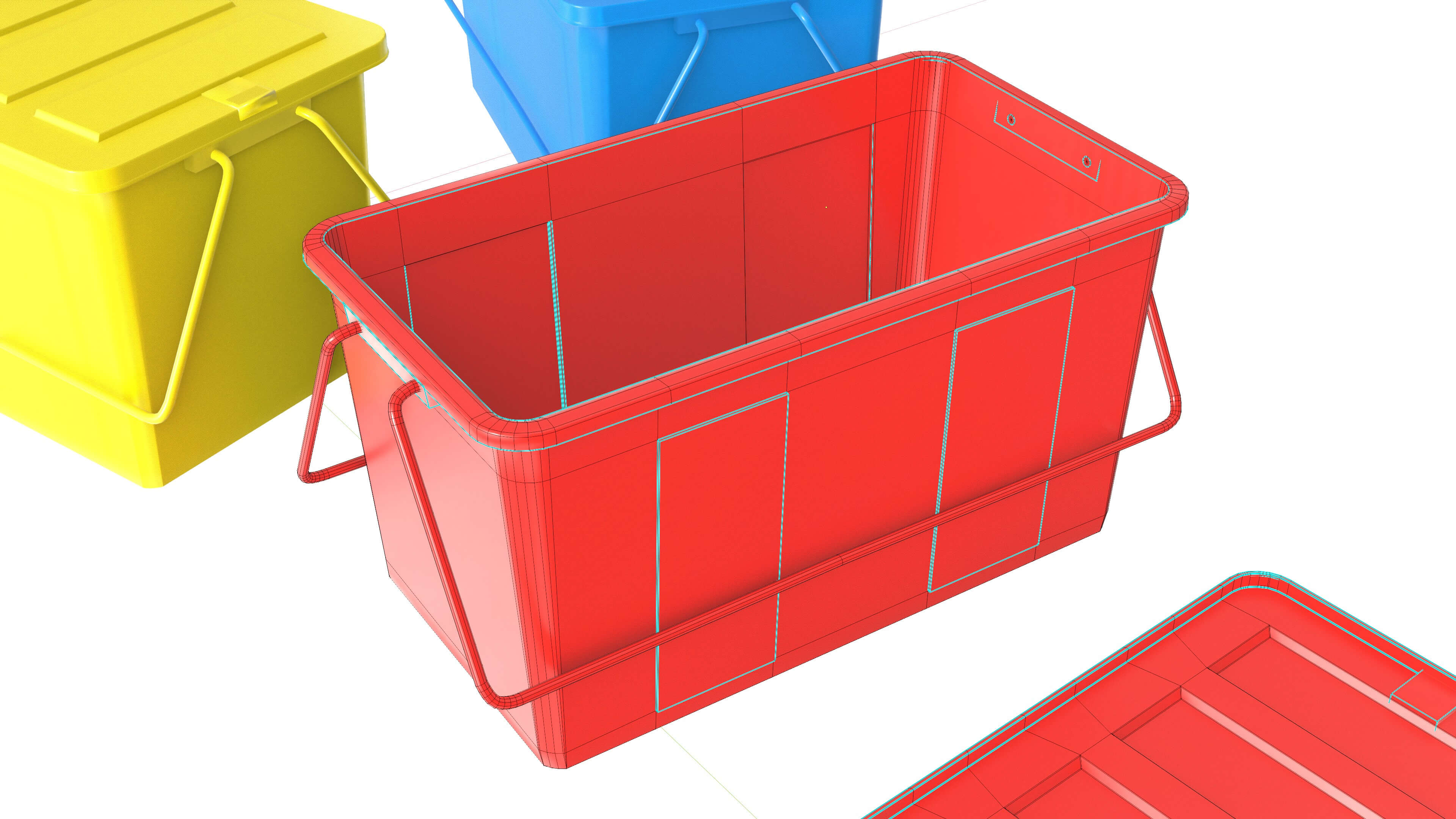 Plastic Box 3D Model Set by CGHawk