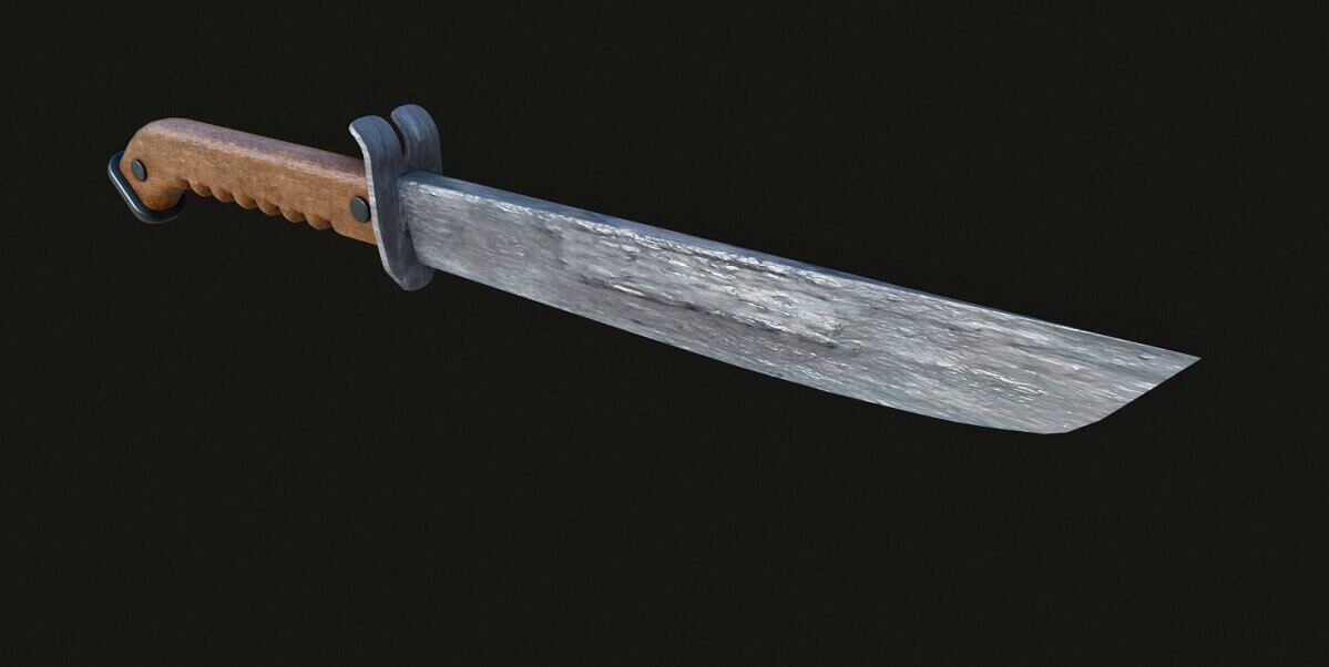 Rusty Dagger - 3D Model by CGHawk