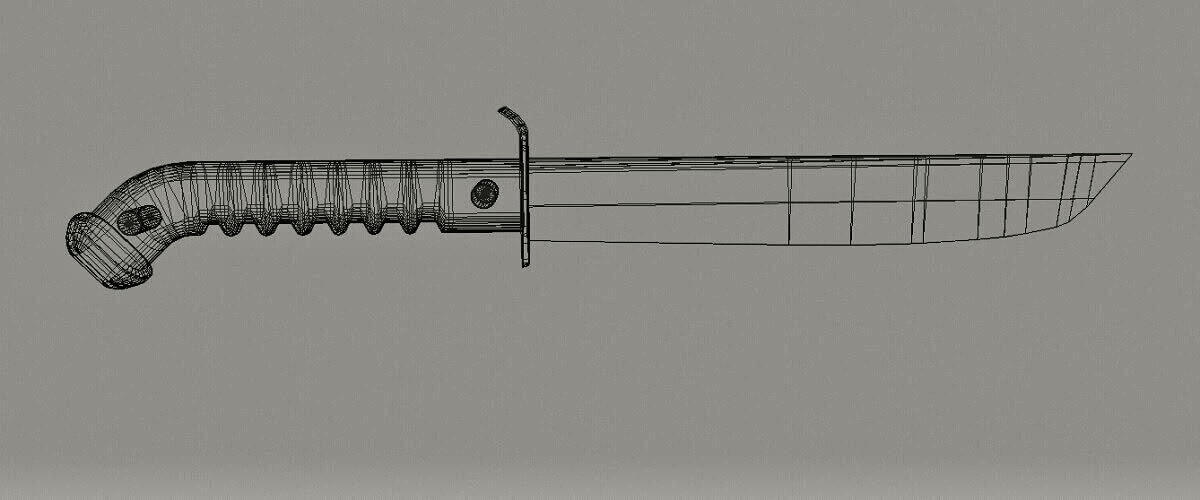 Rusty Dagger - 3D Model by CGHawk