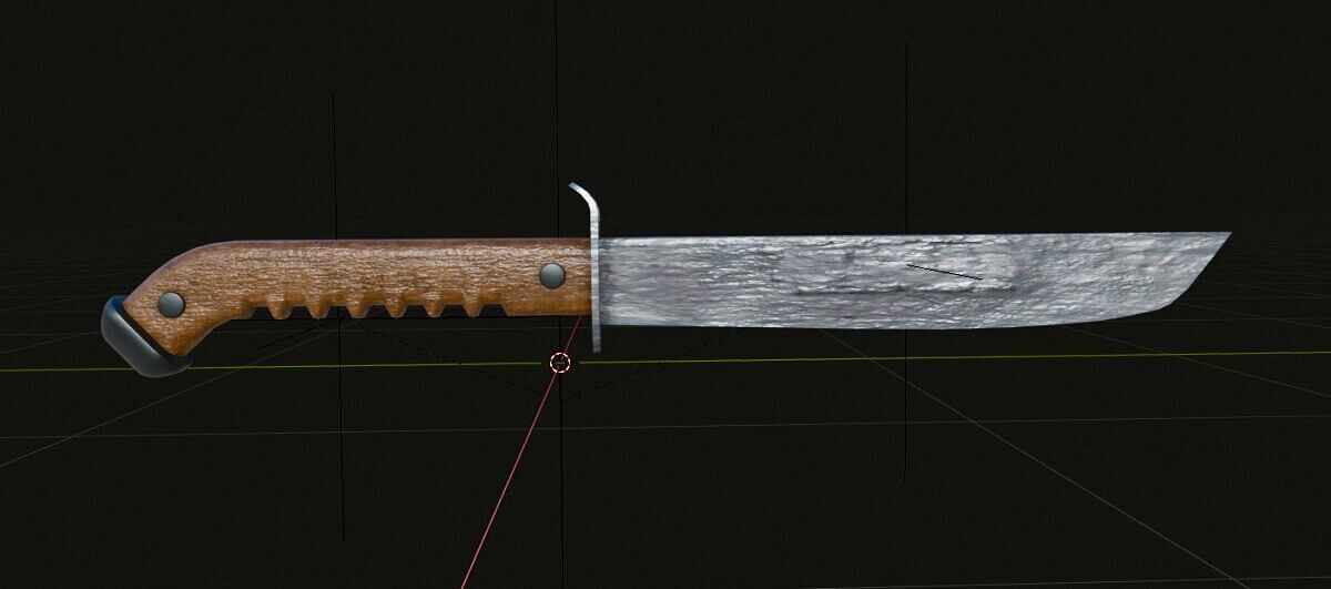 Rusty Dagger - 3D Model by CGHawk