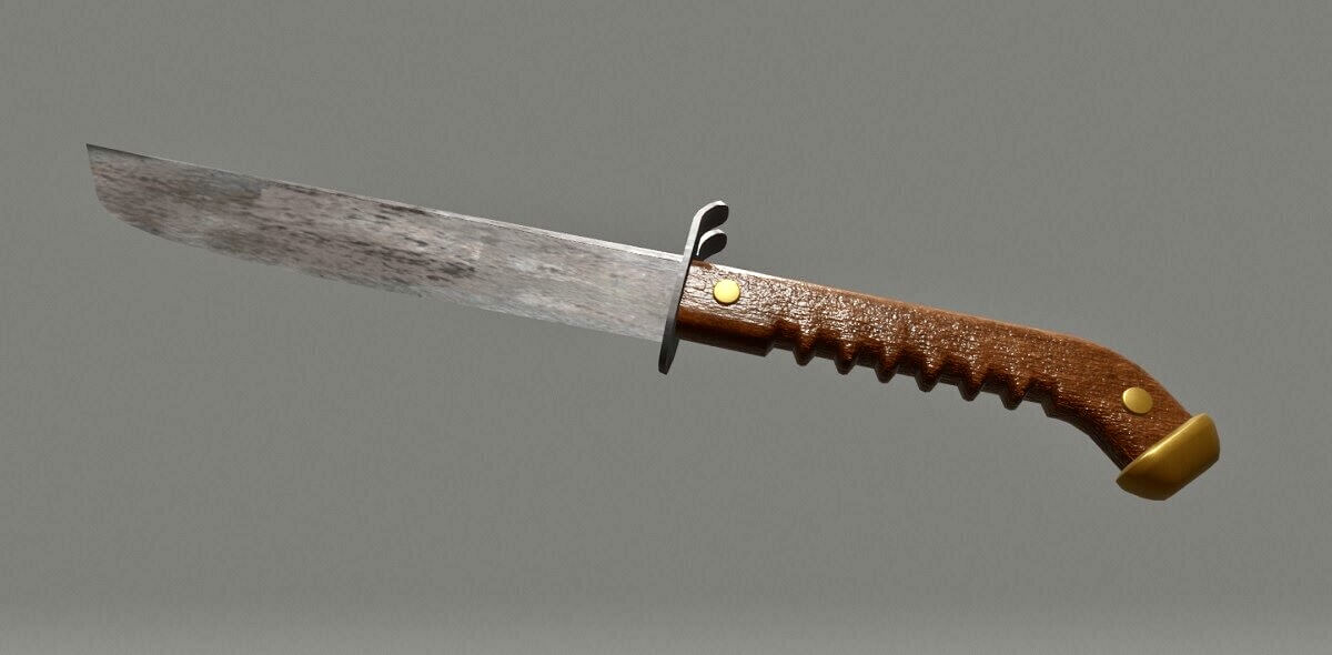 Rusty Dagger - 3D Model by CGHawk