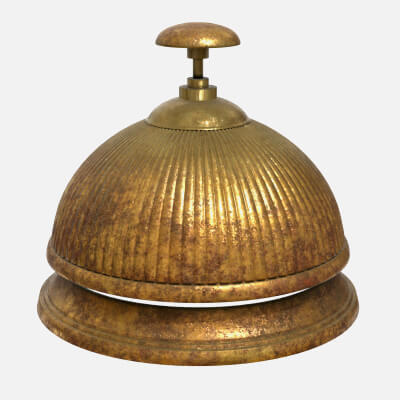 Rusty Desk Bell 3d Model by CGHawk