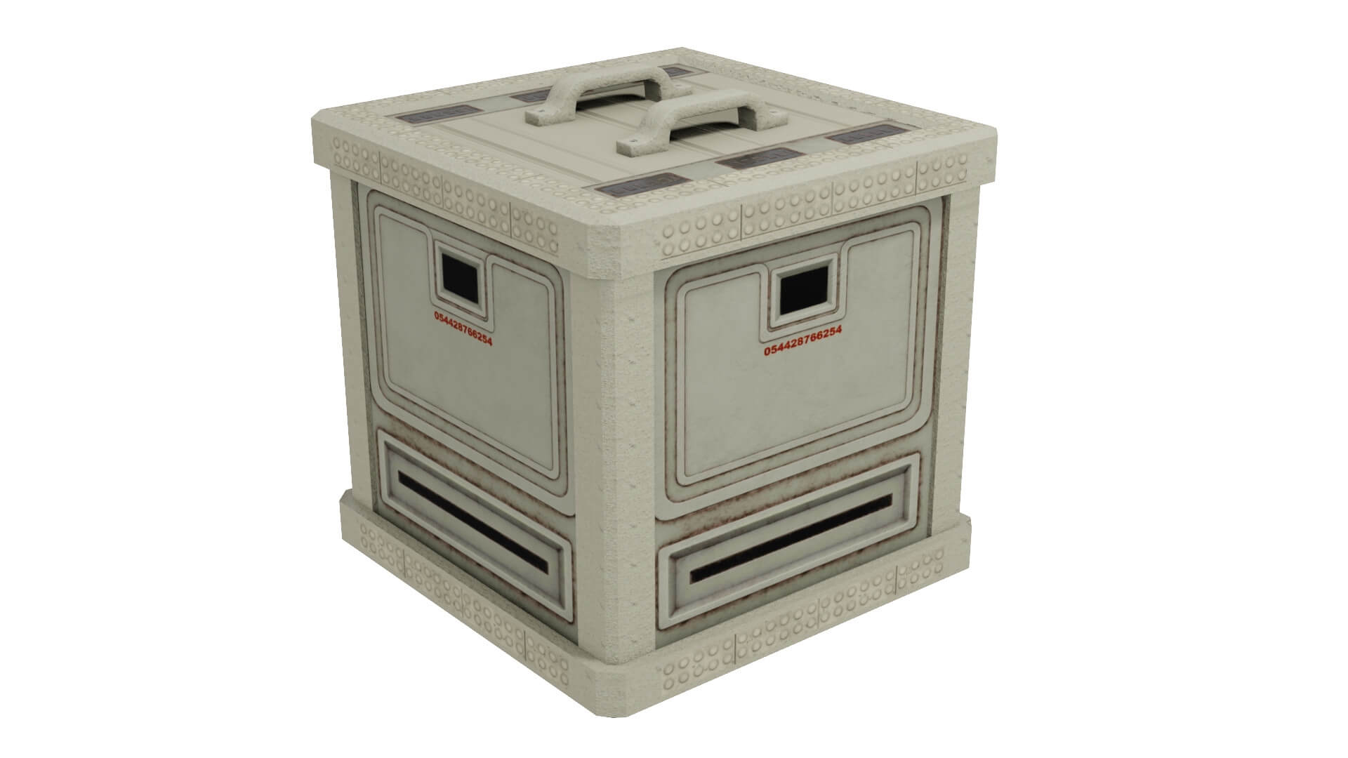 Sci-Fi Box Crate 3D Model by CGHawk