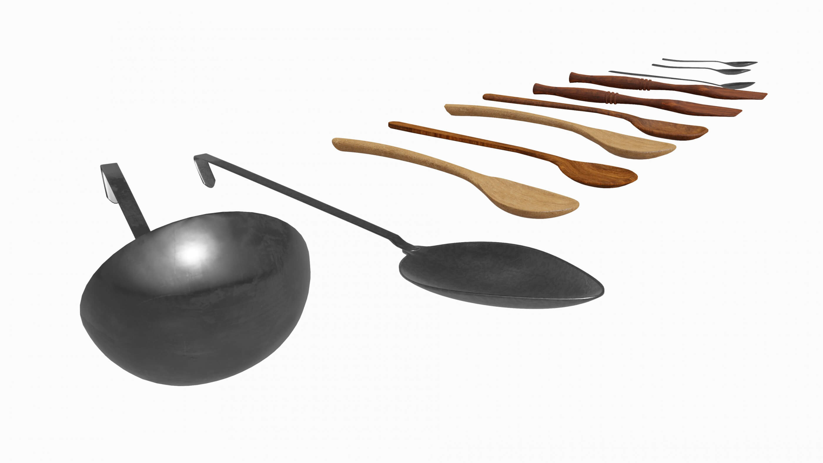 Spoon Collection - 3D Model by CGHawk