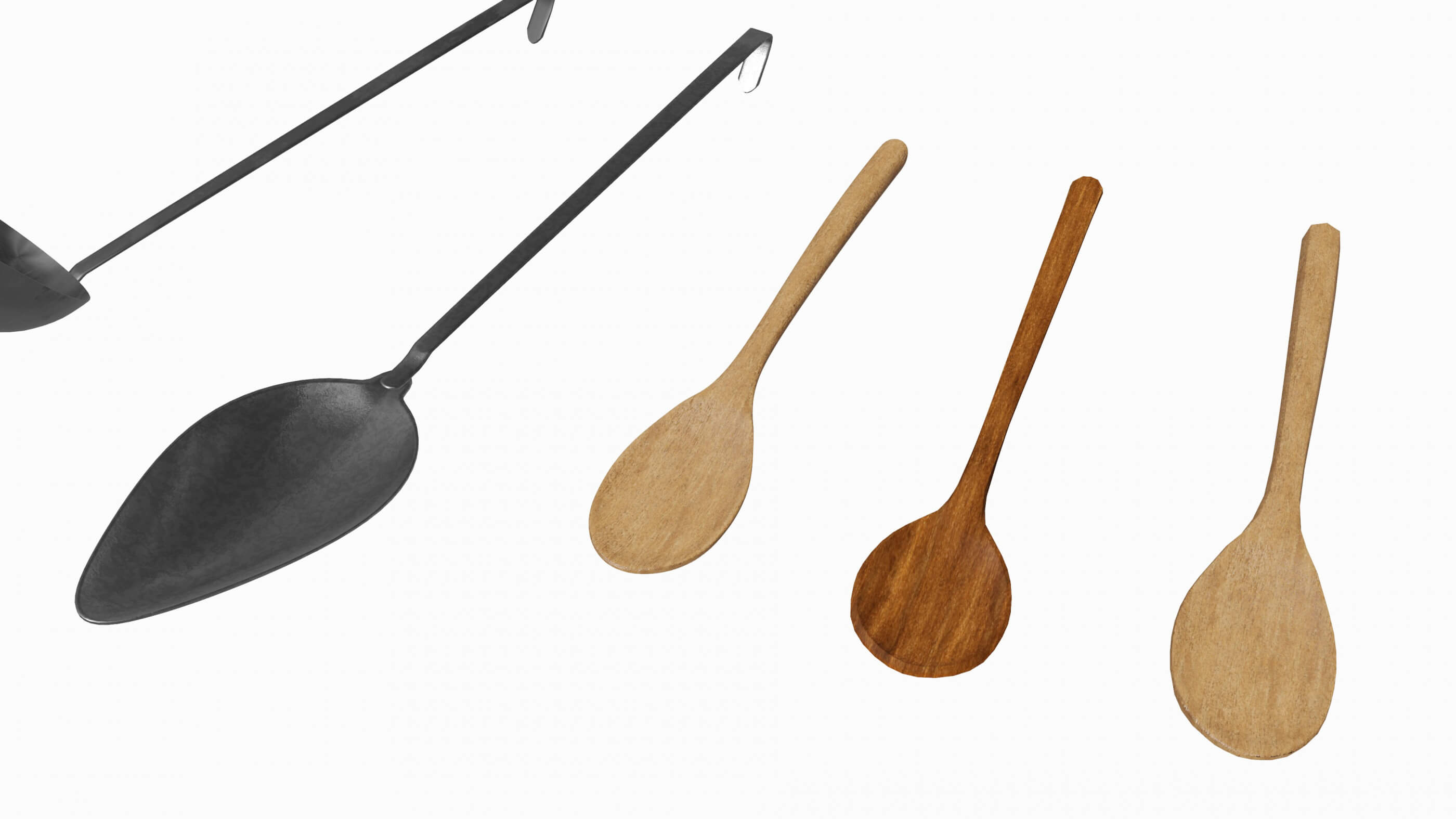 Spoon Collection - 3D Model by CGHawk