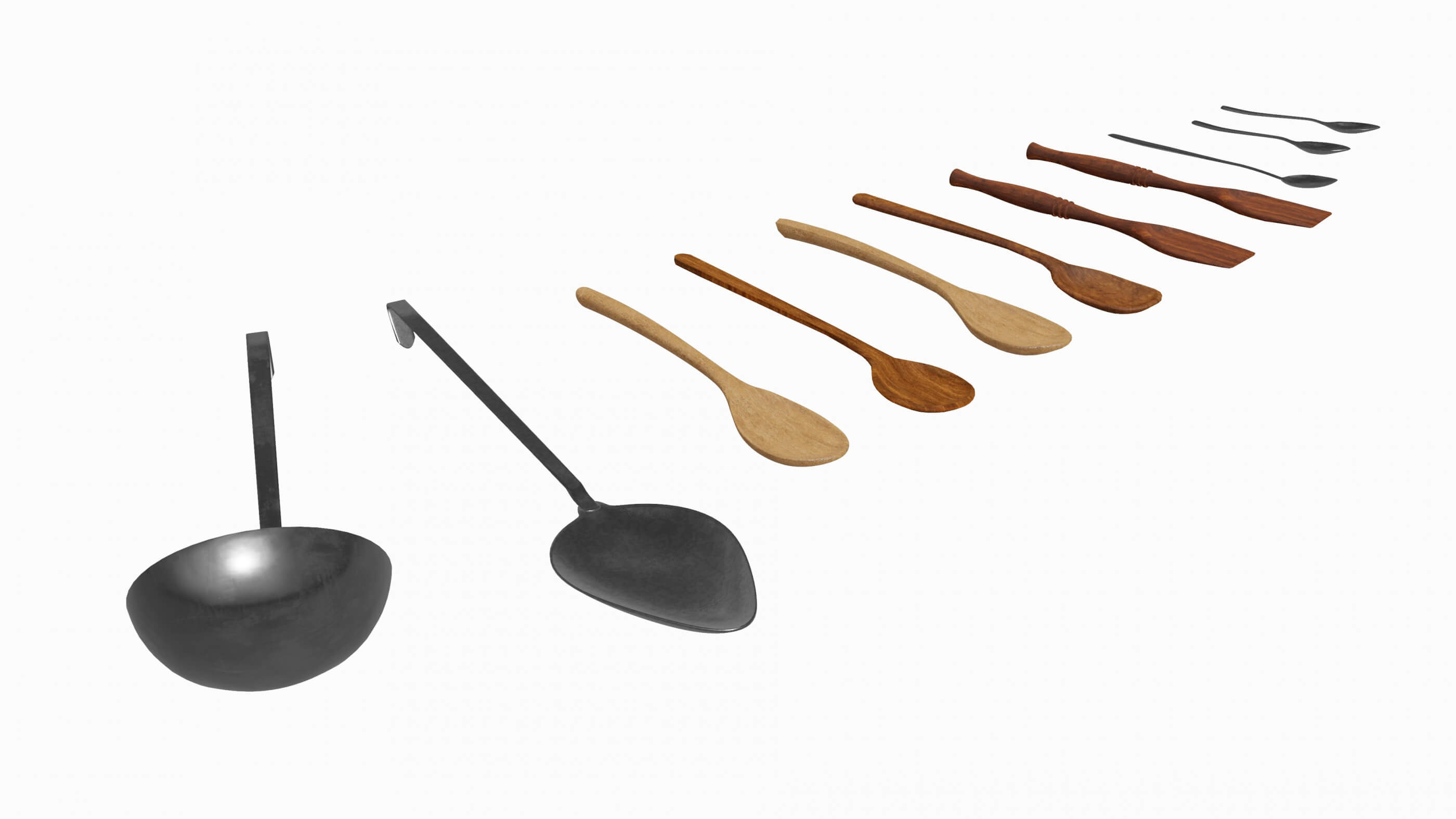 Spoon Collection - 3D Model by CGHawk