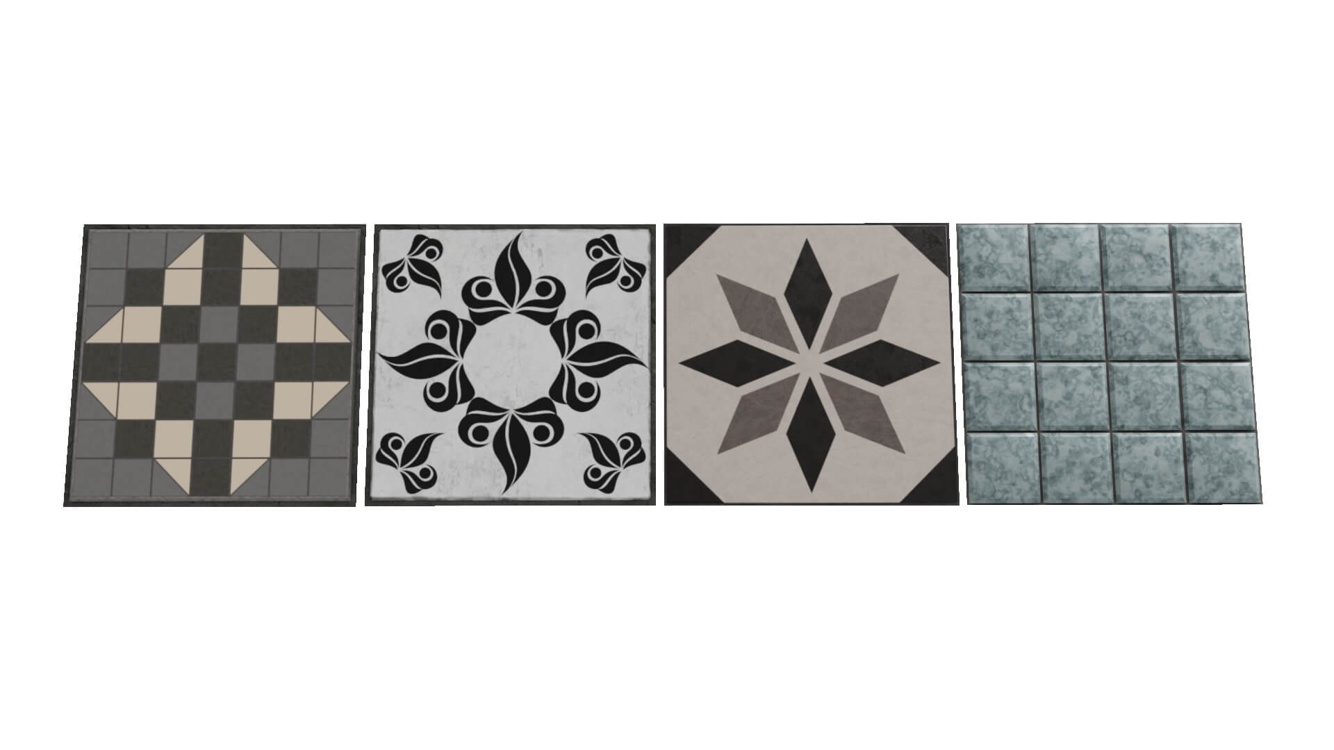 Tile Collection - 3D Model by CGHawk