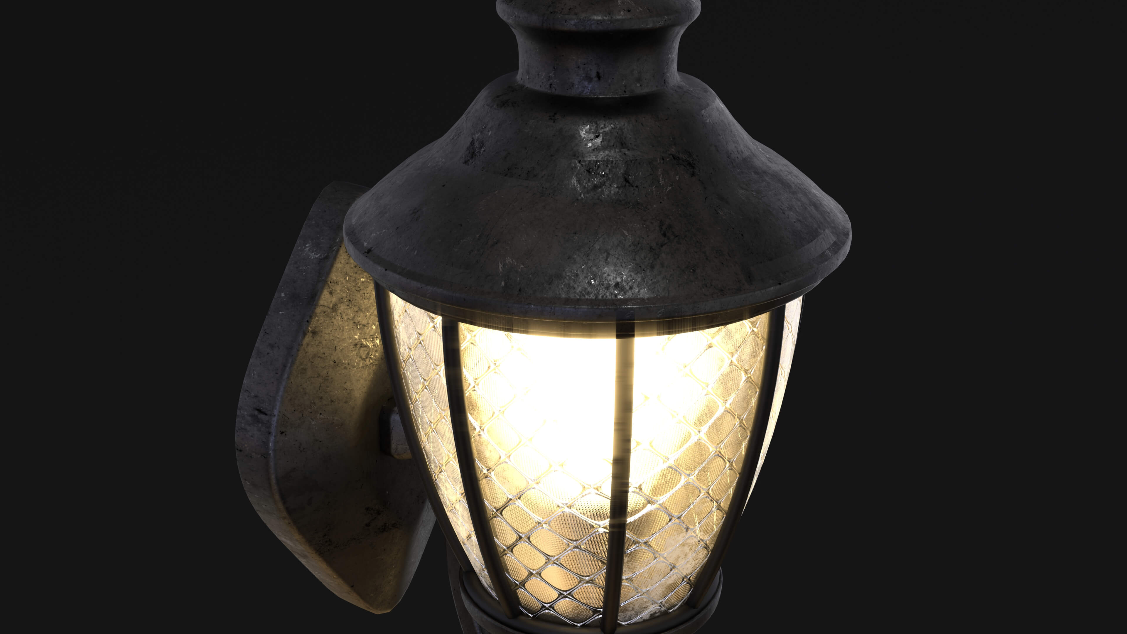 Vintage Wall Light - 3D Model by CGHawk