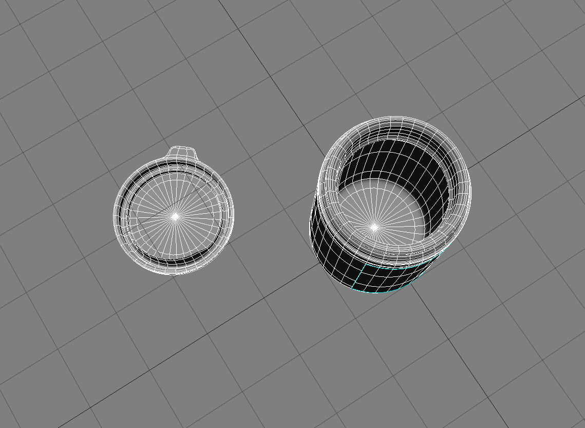 Vitamin Container - 3D Model by CGHawk