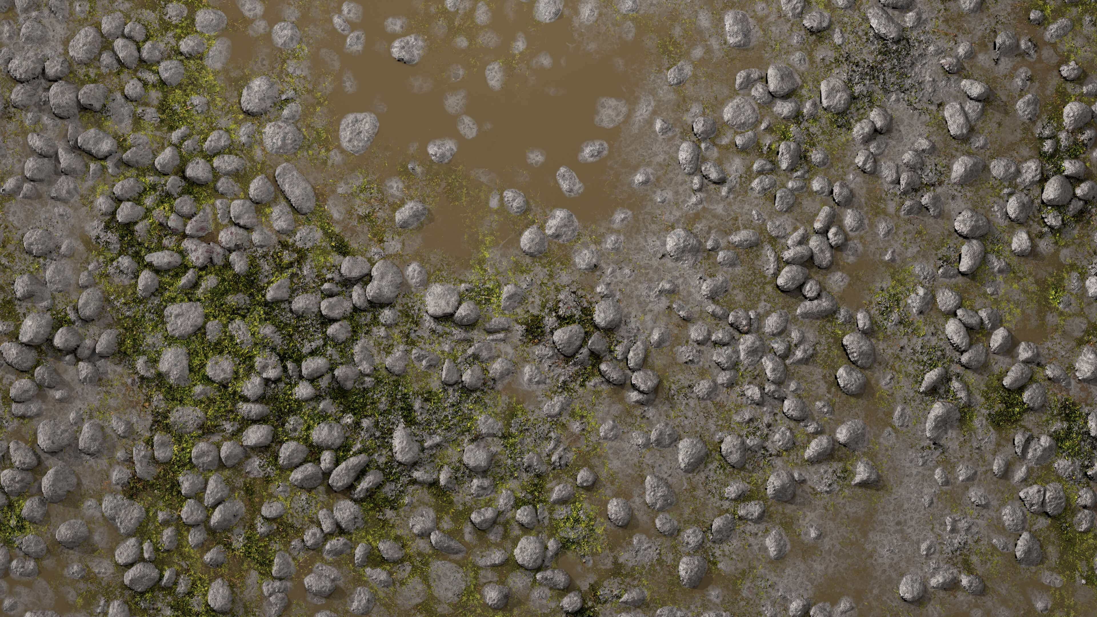 Wet Path PBR Texture - 3D Material or Shader by CGHawk