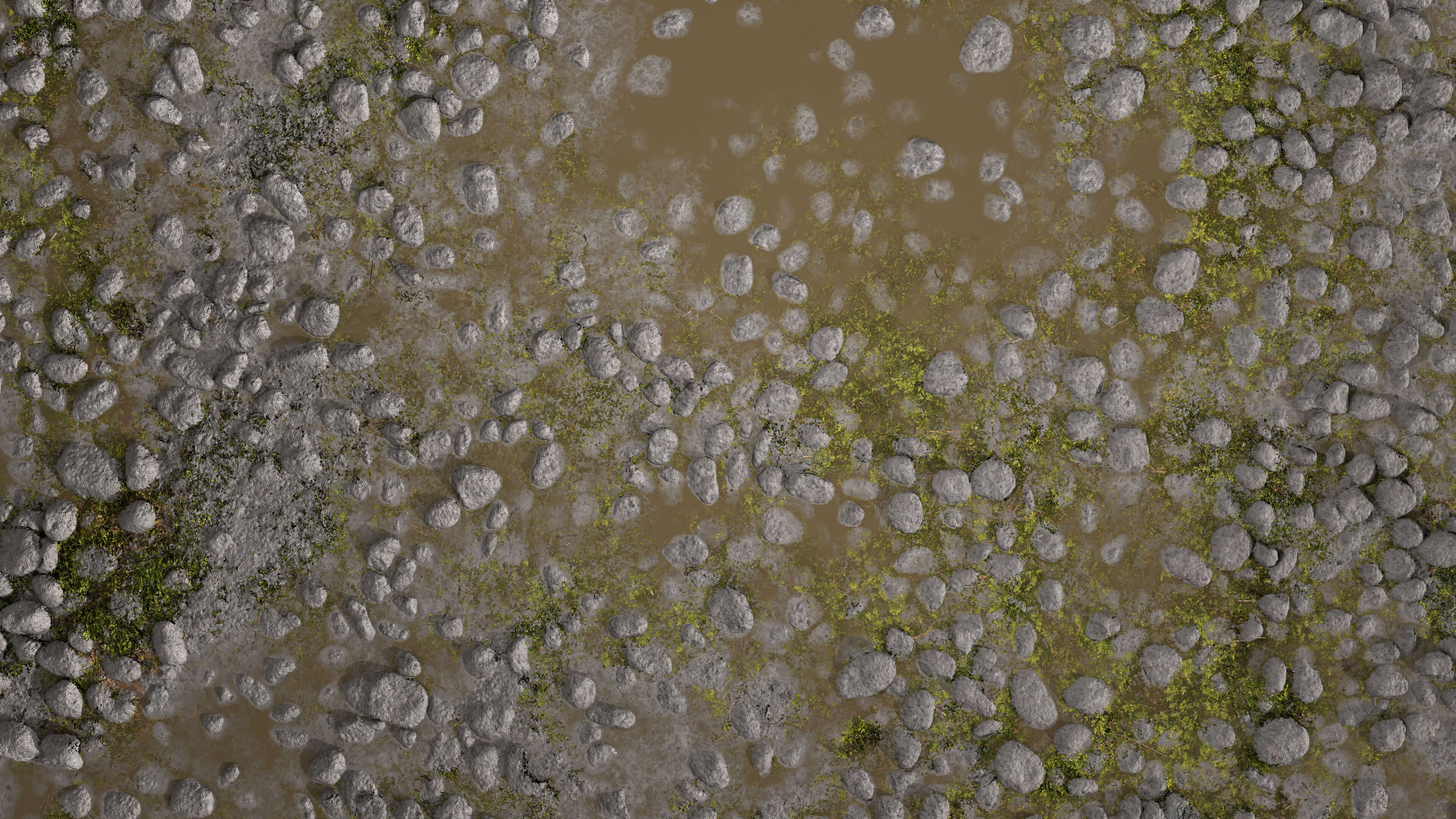 Wet Path PBR Texture - 3D Material or Shader by CGHawk