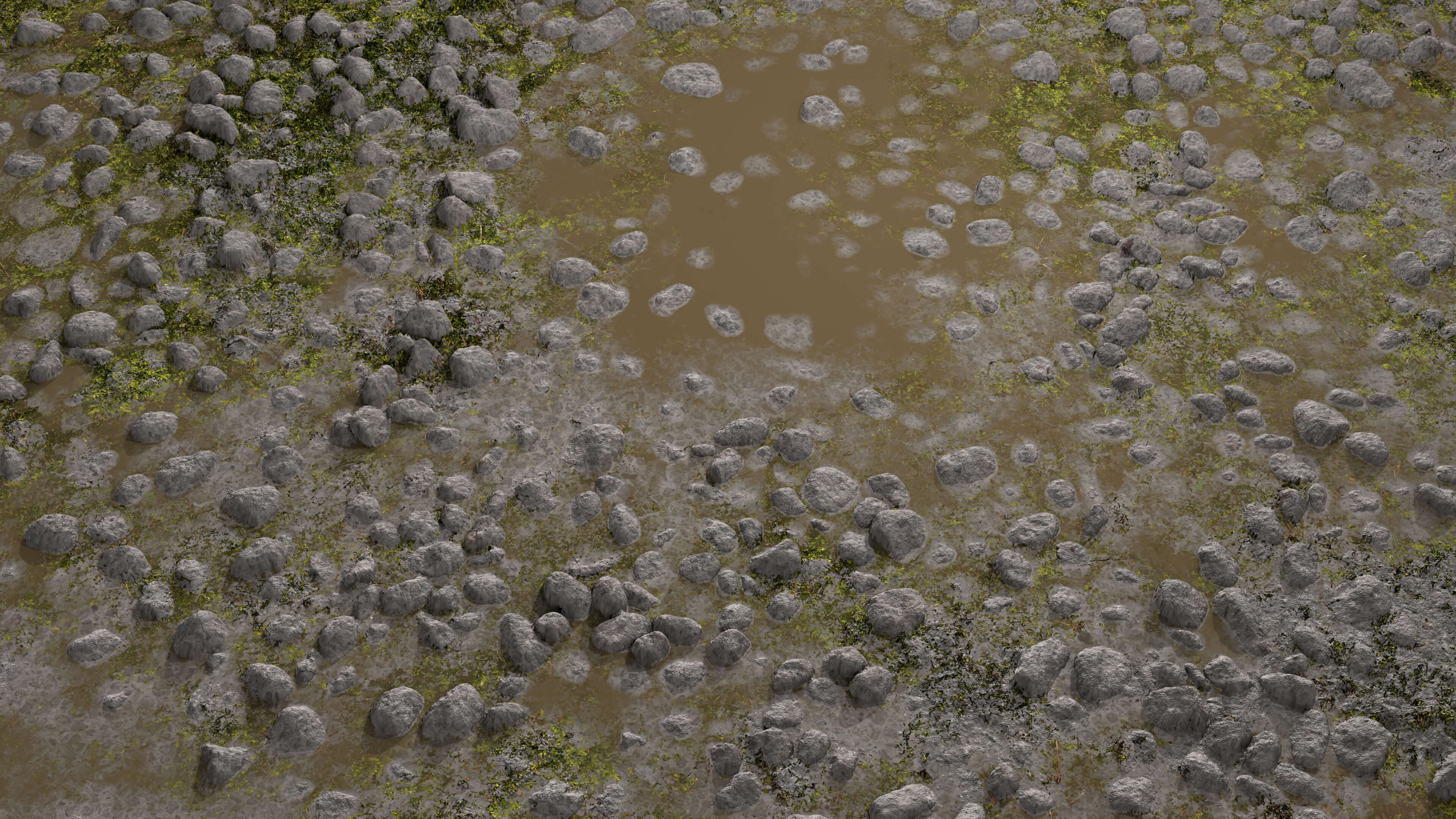Wet Path PBR Texture - 3D Material or Shader by CGHawk