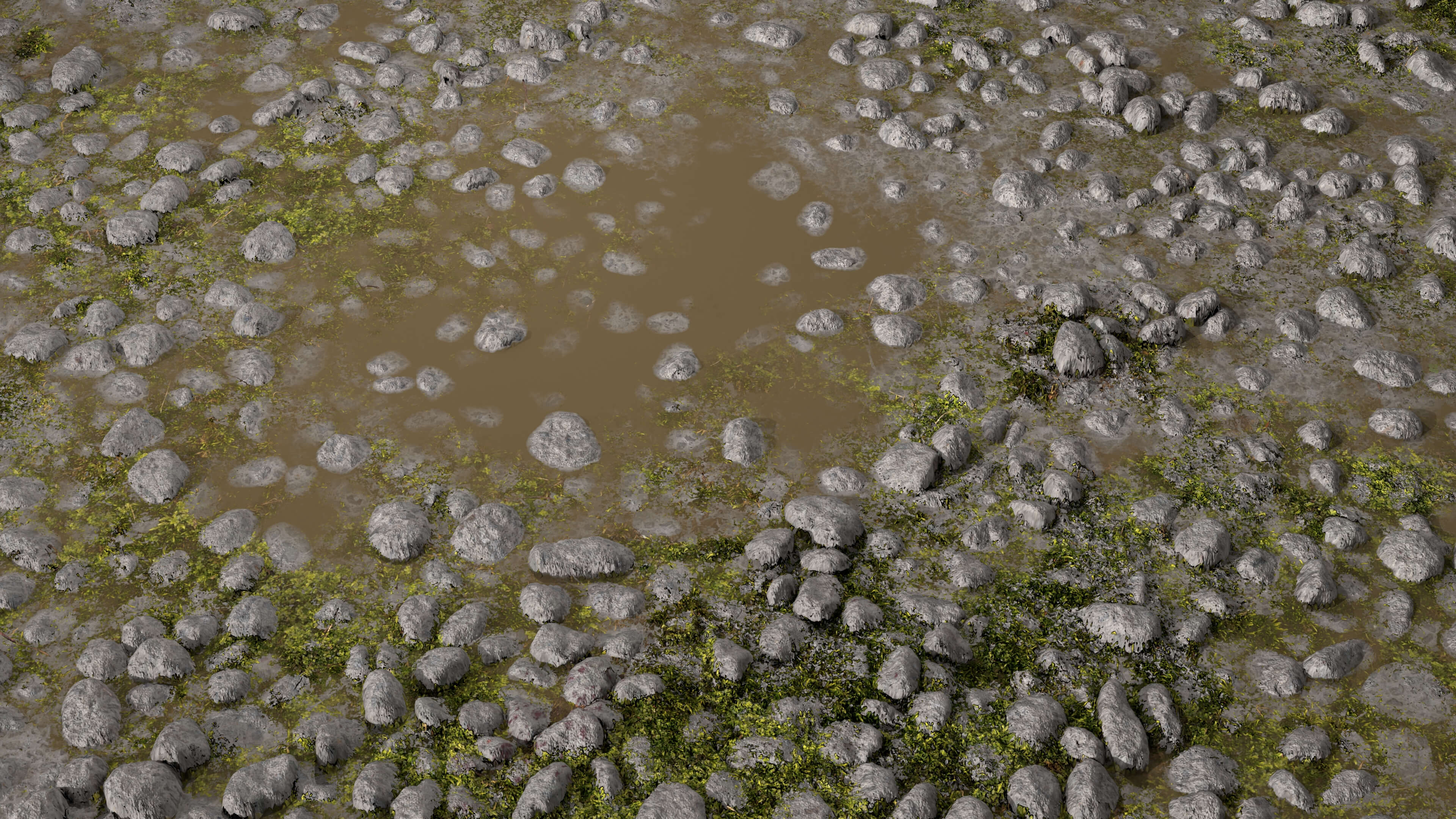 Wet Path PBR Texture - 3D Material or Shader by CGHawk