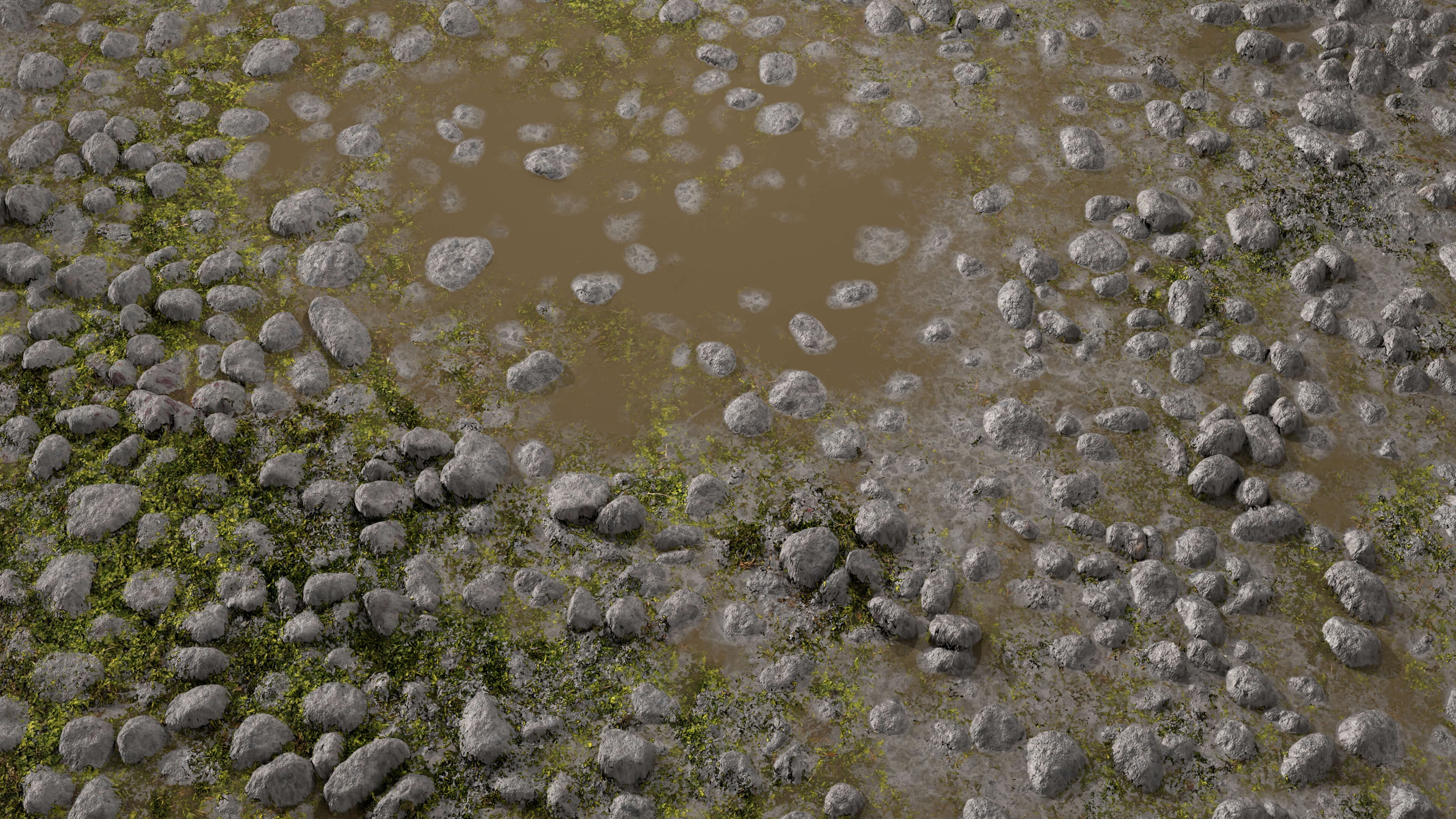 Wet Path PBR Texture - 3D Material or Shader by CGHawk