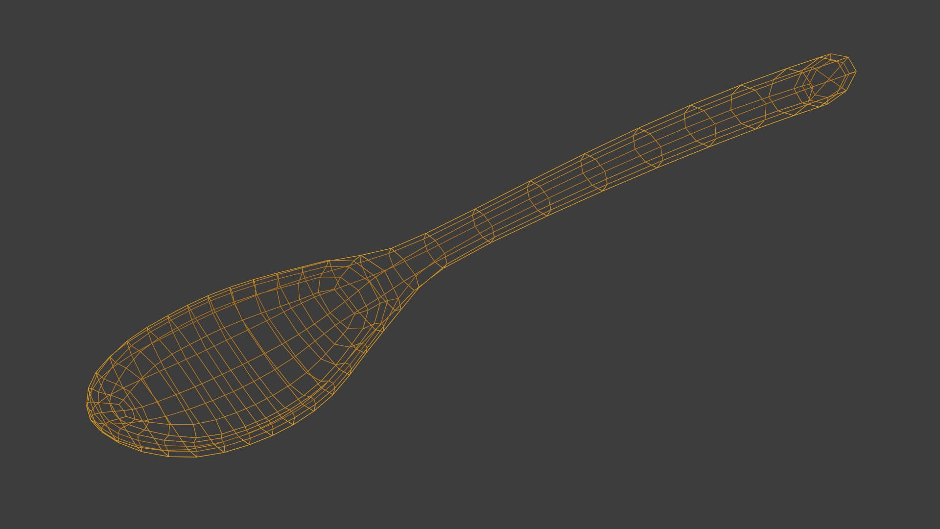 Wooden Spoon - 3D Model by CGHawk